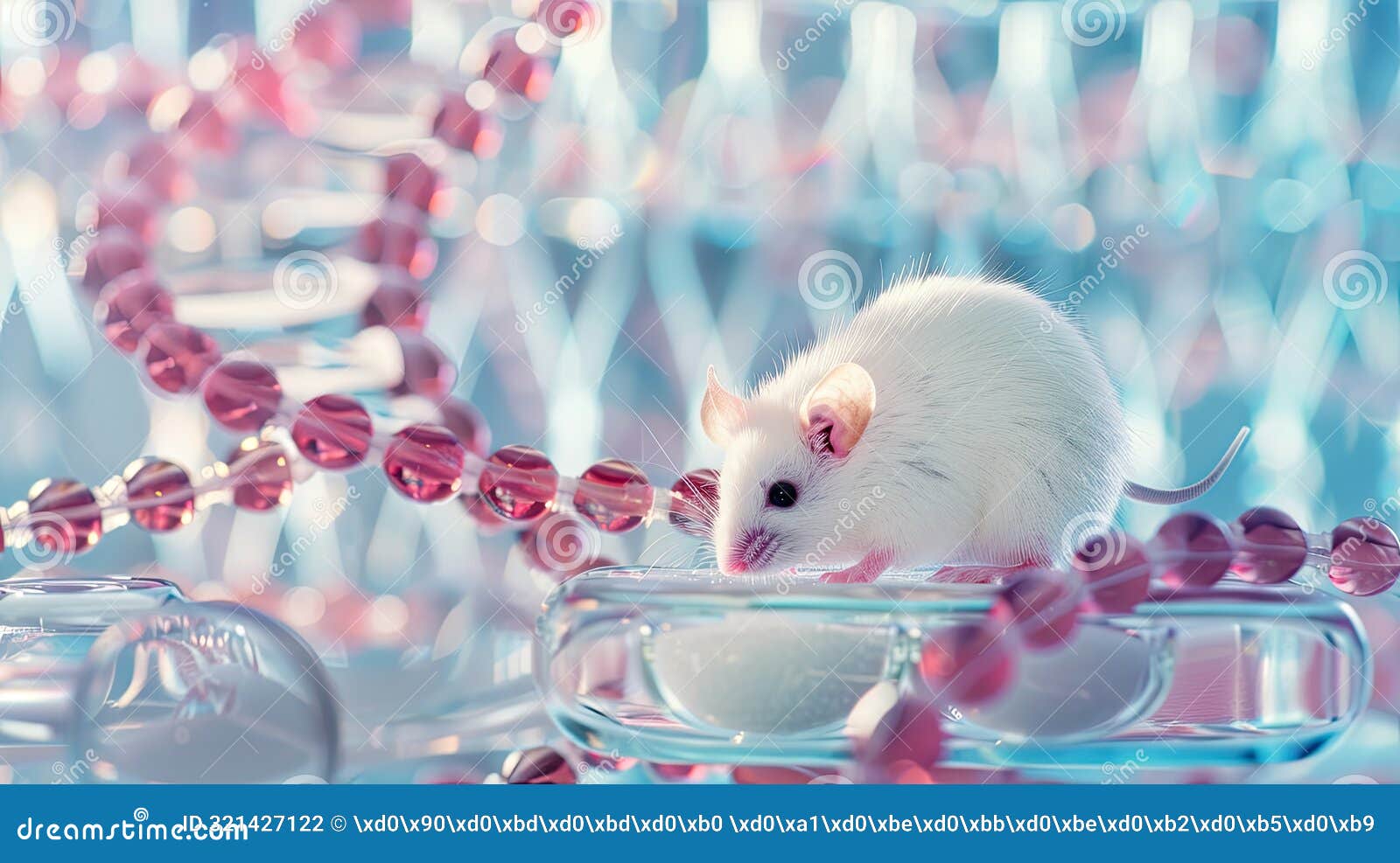 Test Mouse in the Laboratory. Selective Focus Stock Photo - Image of ...