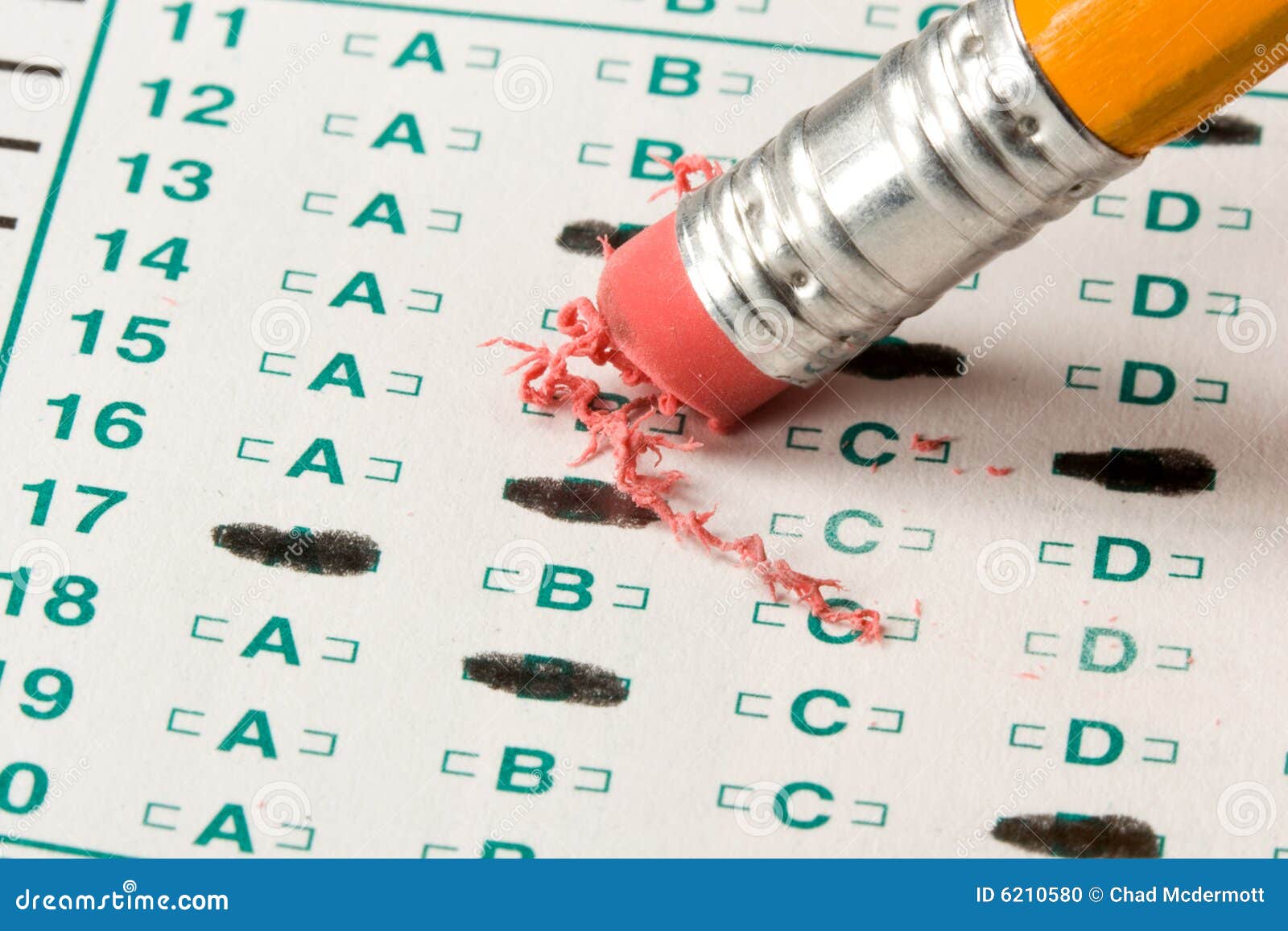 Test Quiz stock photo. Image of eraser, paper, choice - 6210580