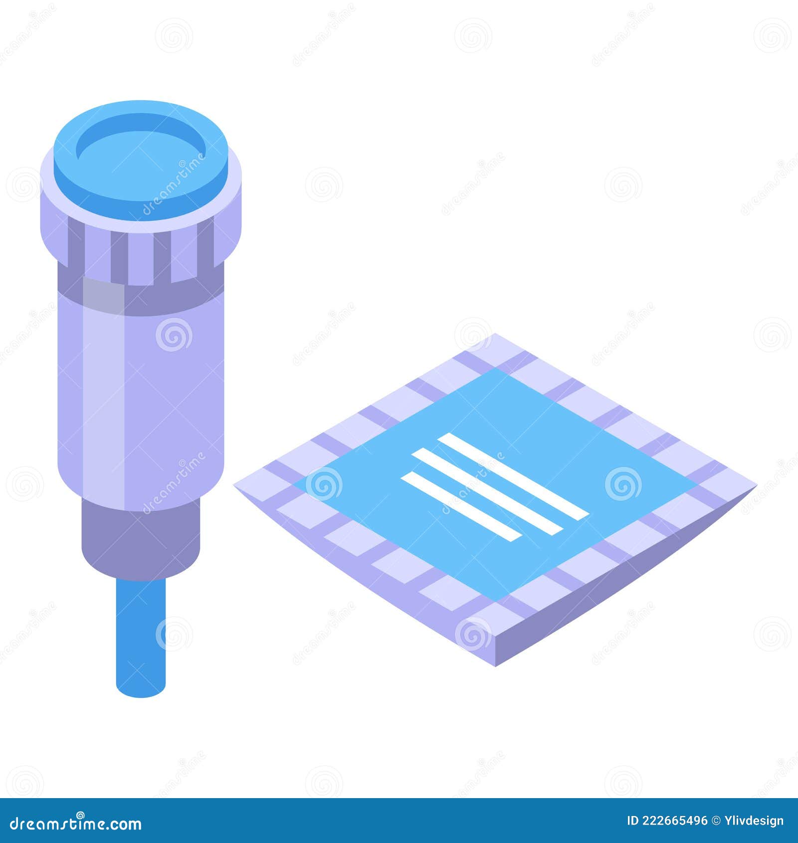 Test Result Icon Isometric Vector. Lab Blood Stock Vector ...