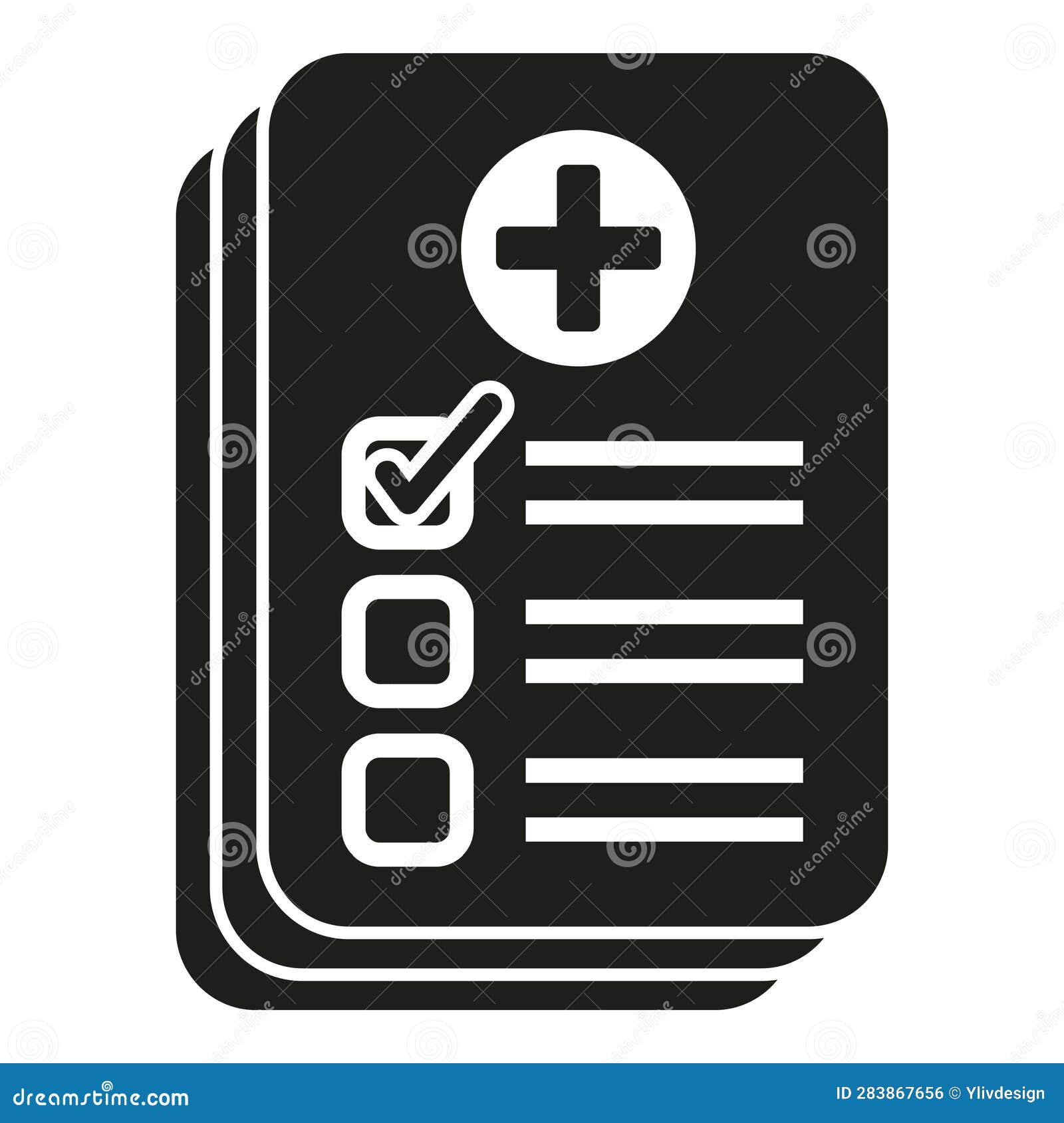 Test Result Paper Icon Simple Vector. Scientist Kit Stock Illustration ...