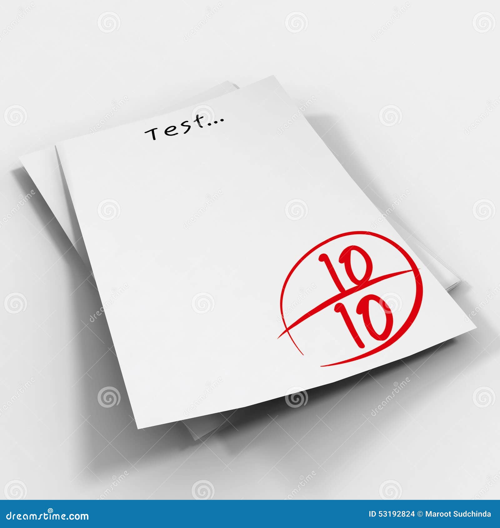 Test scores stock illustration. Illustration of grade - 53192824