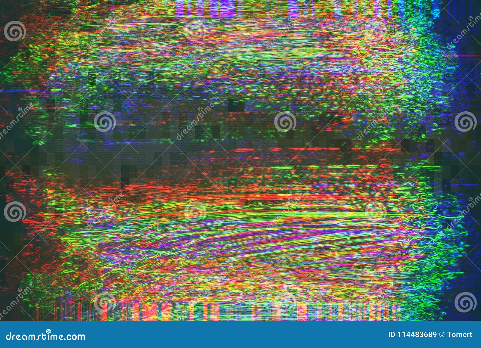 Test Screen Glitch Texture. Stock Image - Image of graphic, pattern ...