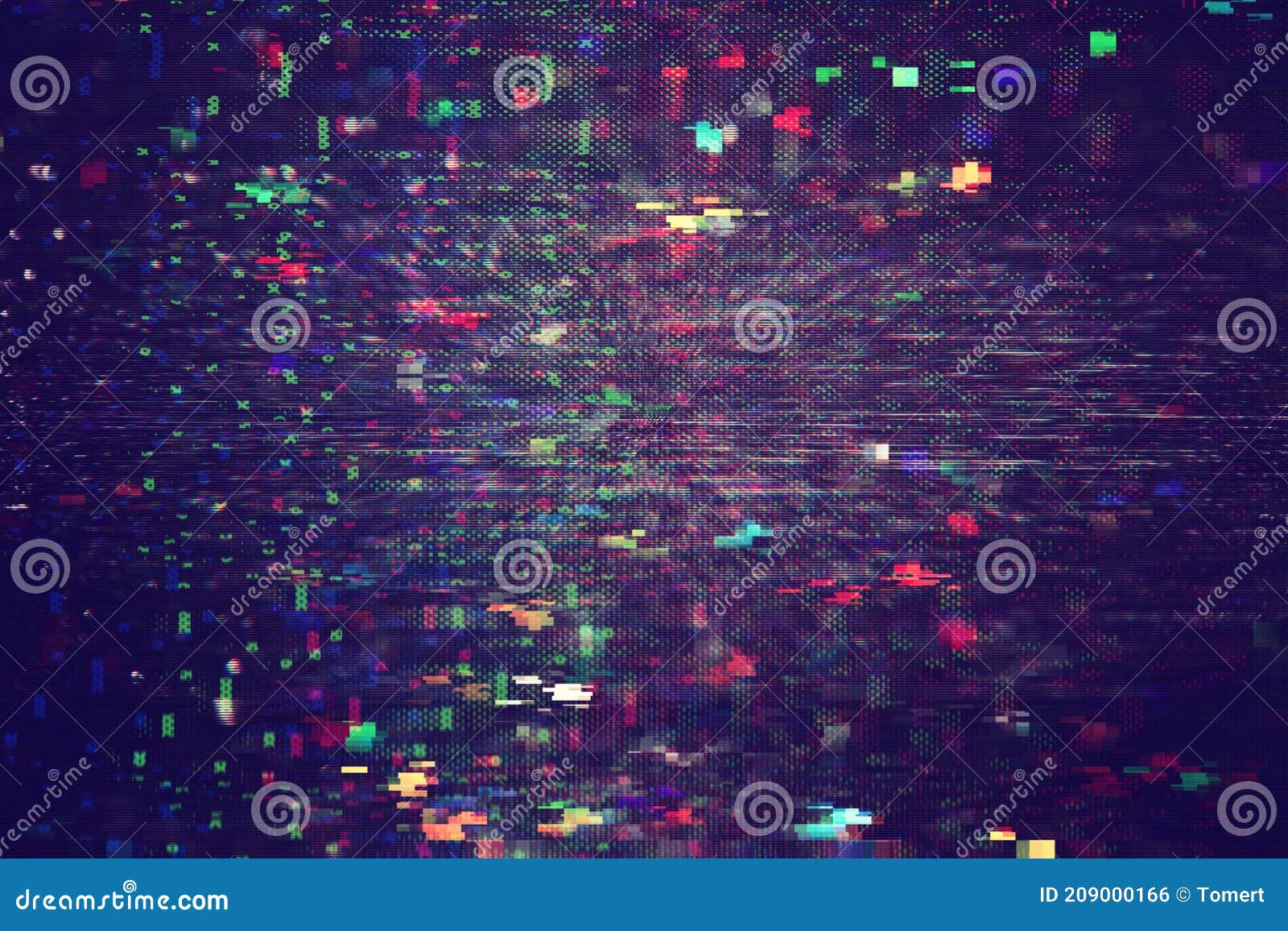Test Screen Glitch Texture Background Stock Illustration - Illustration ...