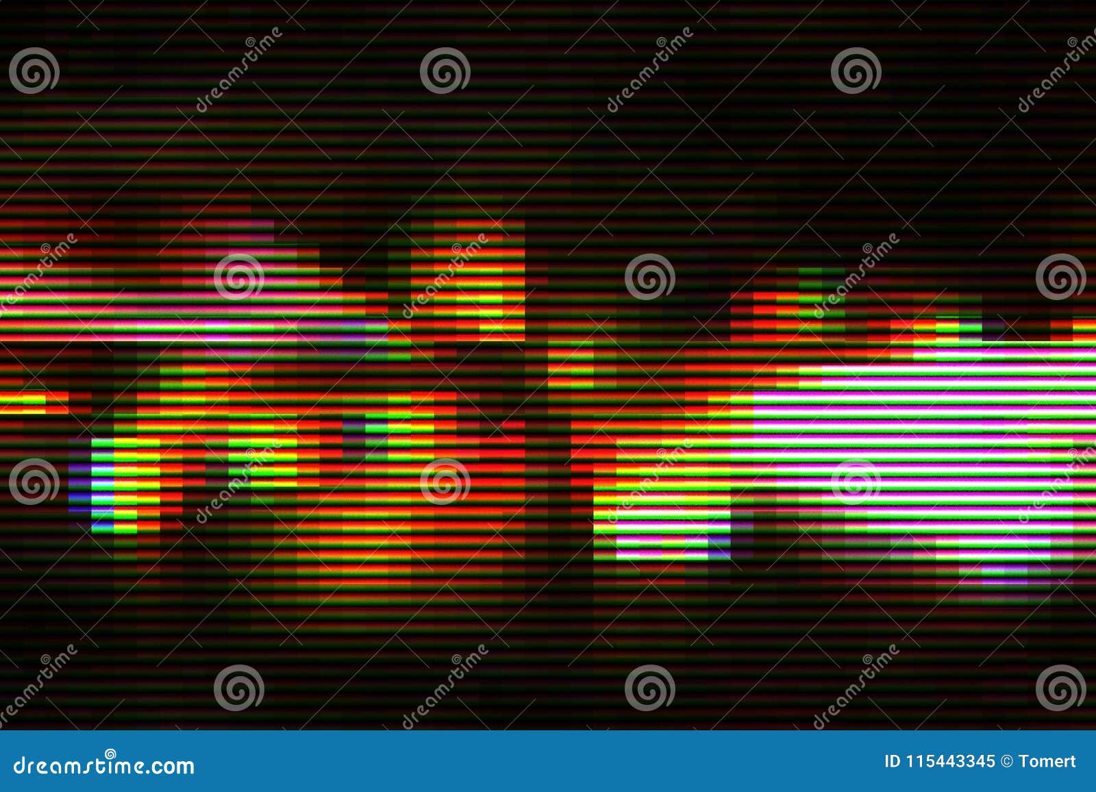 Test Screen Glitch Texture. Stock Illustration - Illustration of grainy ...
