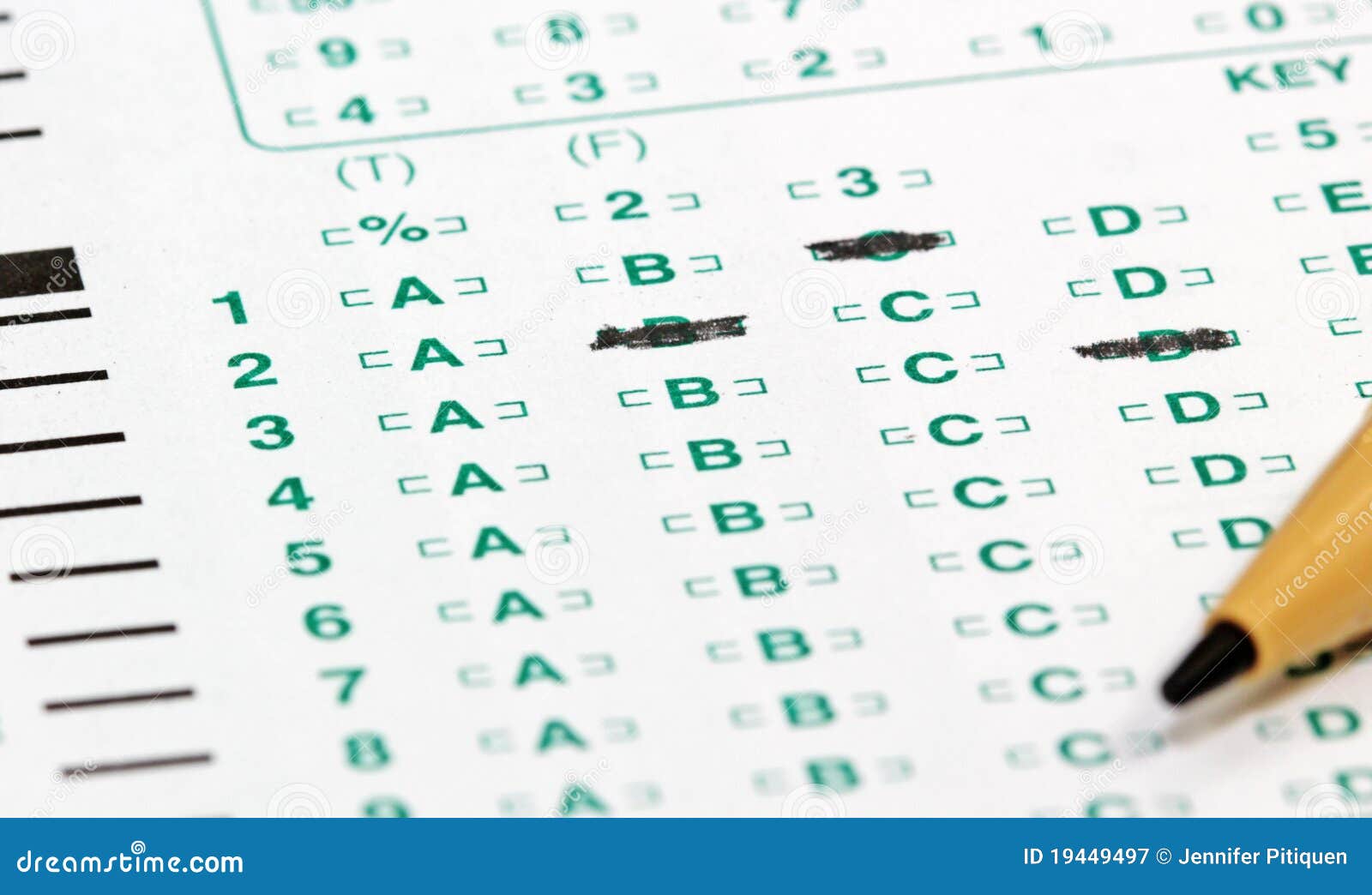 Test Sheet stock image. Image of quiz, education, choice - 19449497