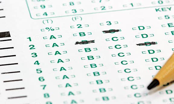 Test Sheet stock image. Image of quiz, education, choice - 19449497