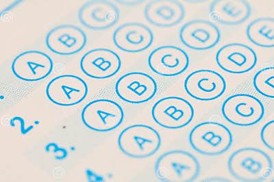 Test Sheet Macro stock photo. Image of difficult, hand - 20142878