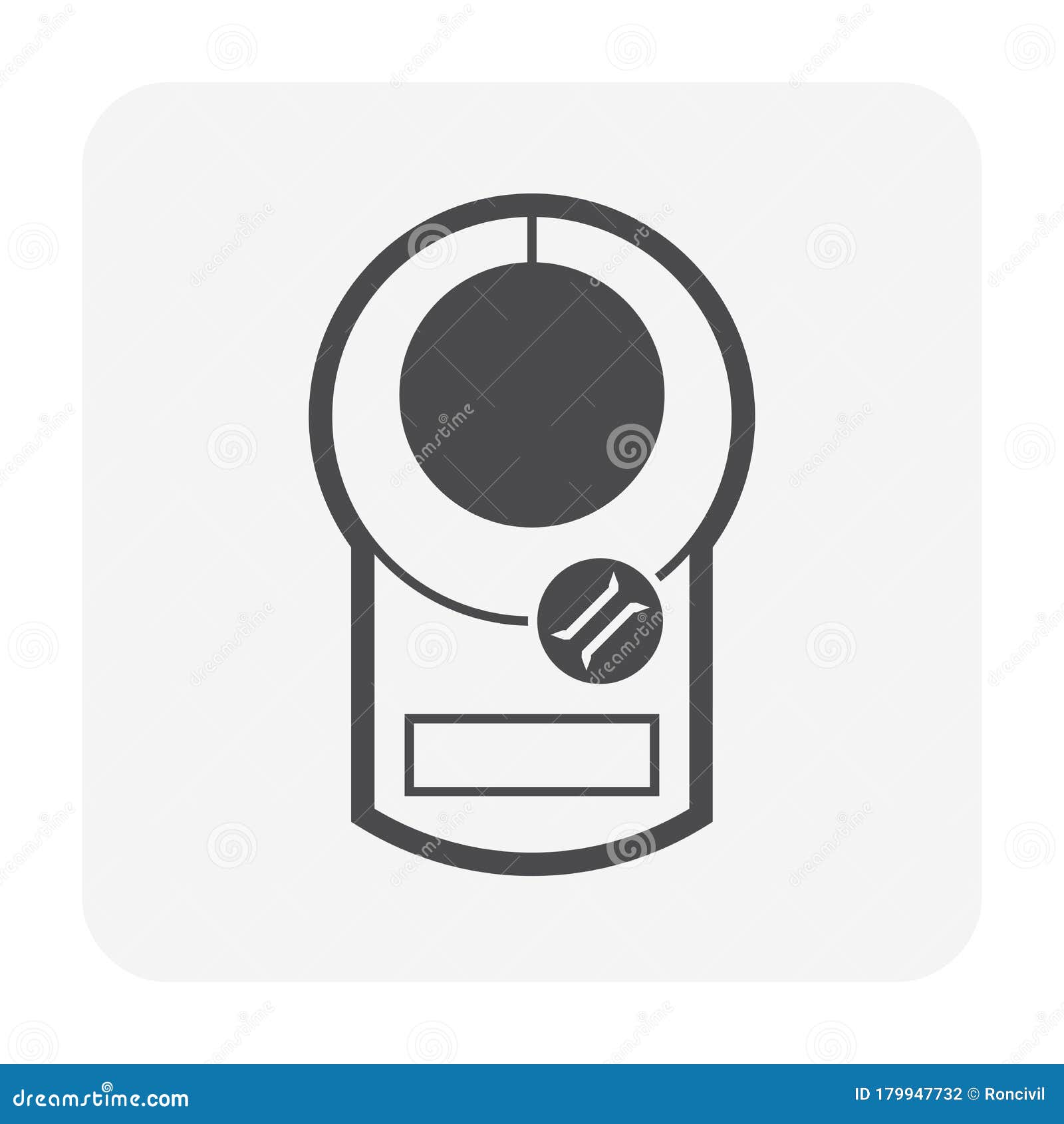 Test tool icon stock vector. Illustration of heater - 179947732