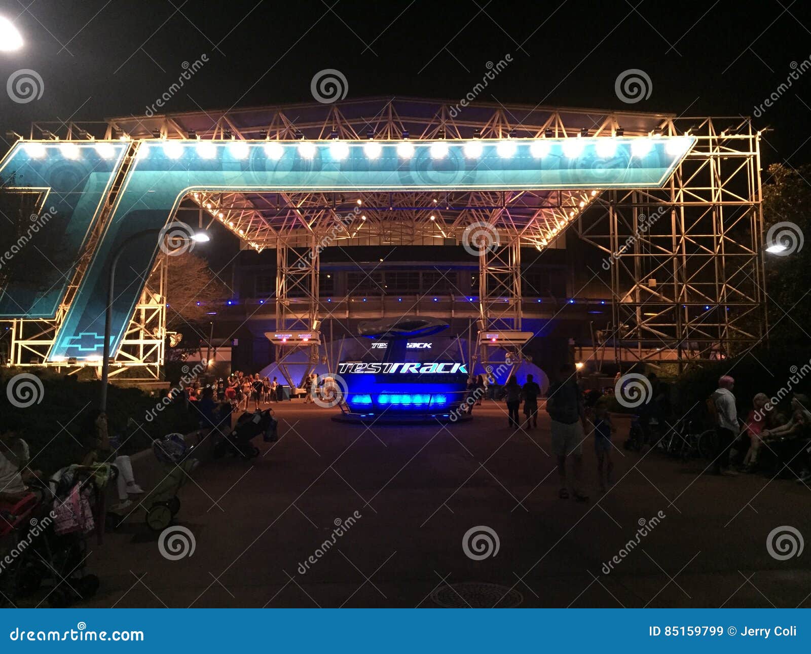Test Track, Epcot, Orlando, Florida Editorial Stock Image - Image of ...
