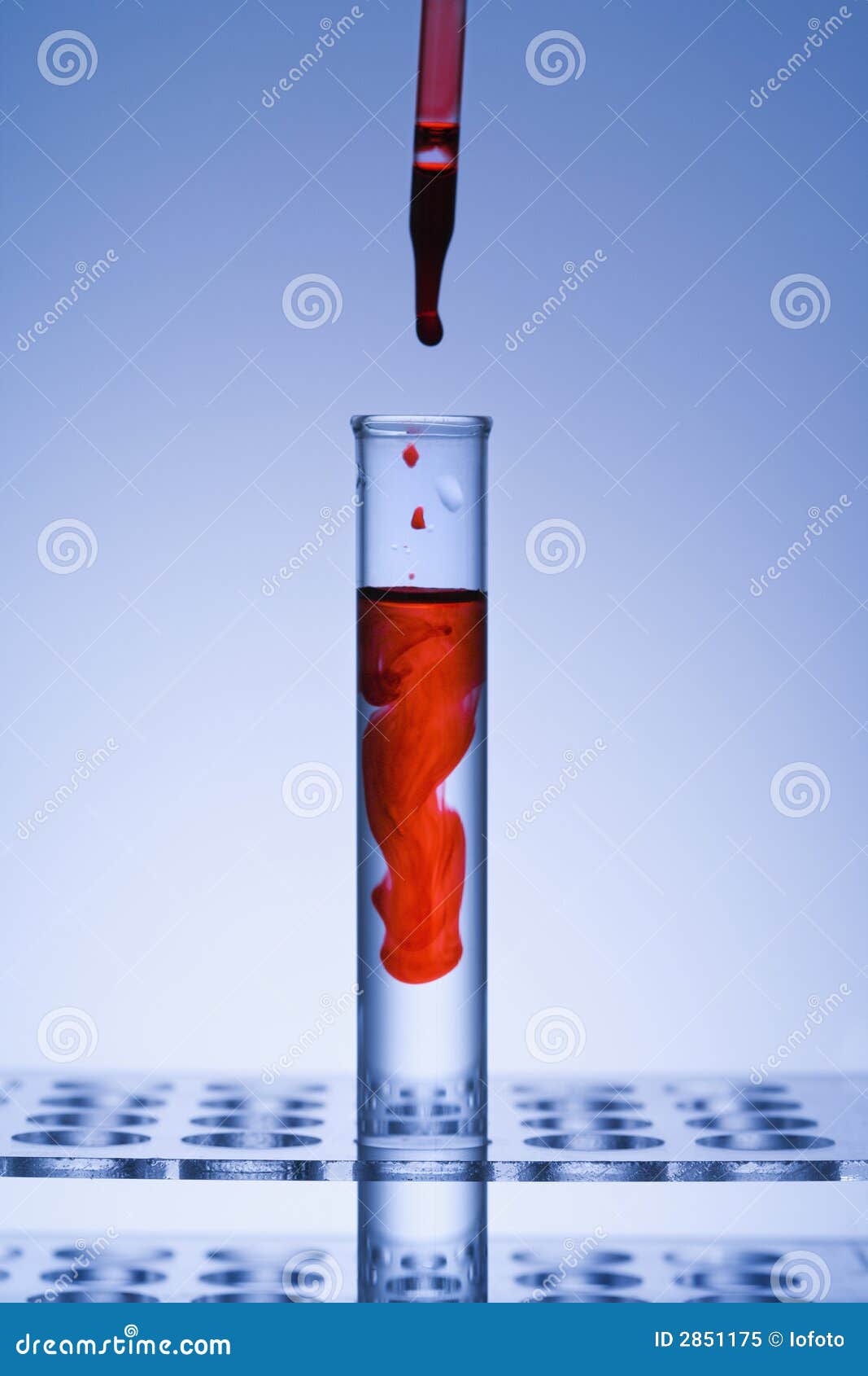 Test tube. stock image. Image of measuring, studio, vertical - 2851175