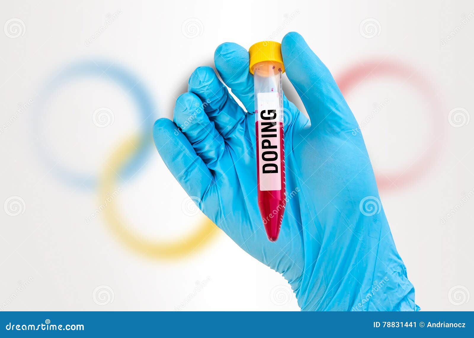 Test-tube with Blood Sample for DOPING Test Stock Image - Image of ...
