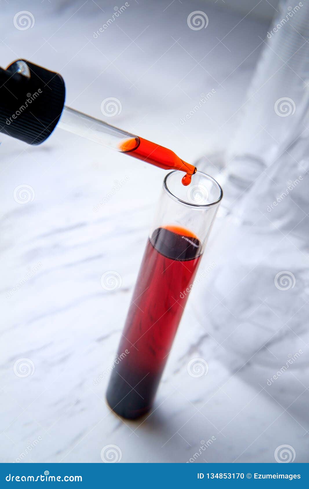 Test Tube Blood Sample stock photo. Image of equipment - 134853170