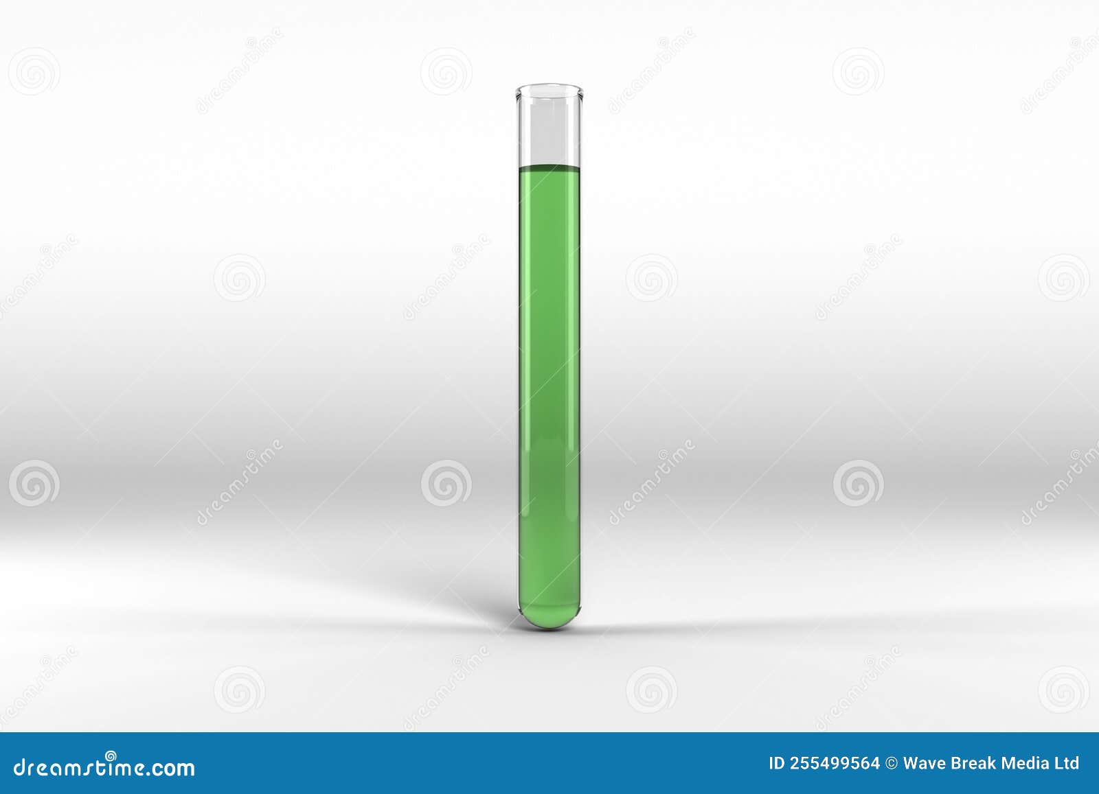 Test Tube with Chemical Solution Stock Photo - Image of green ...