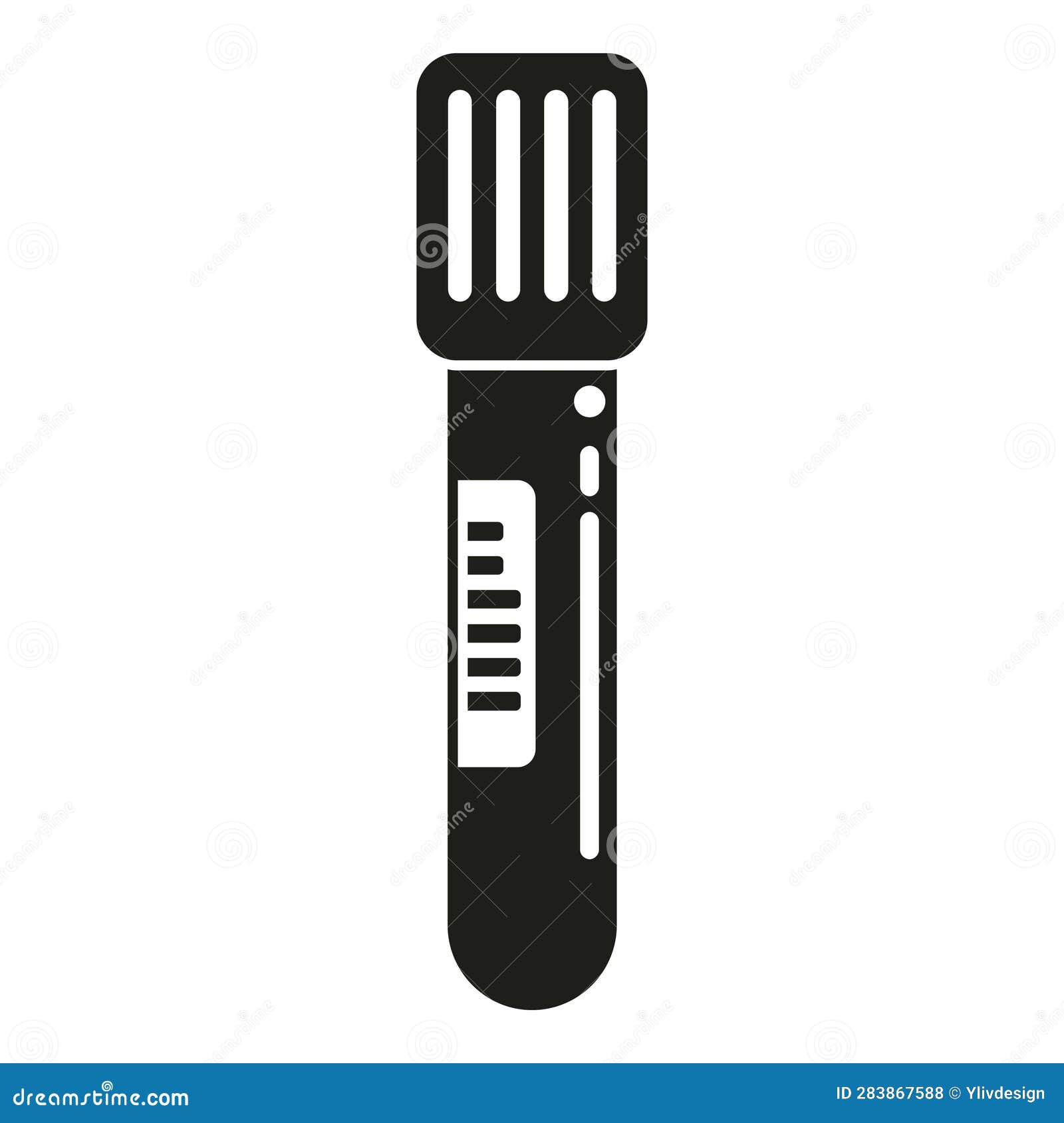 Test Tube Clinic Icon Simple Vector. Lab Sample Stock Vector ...