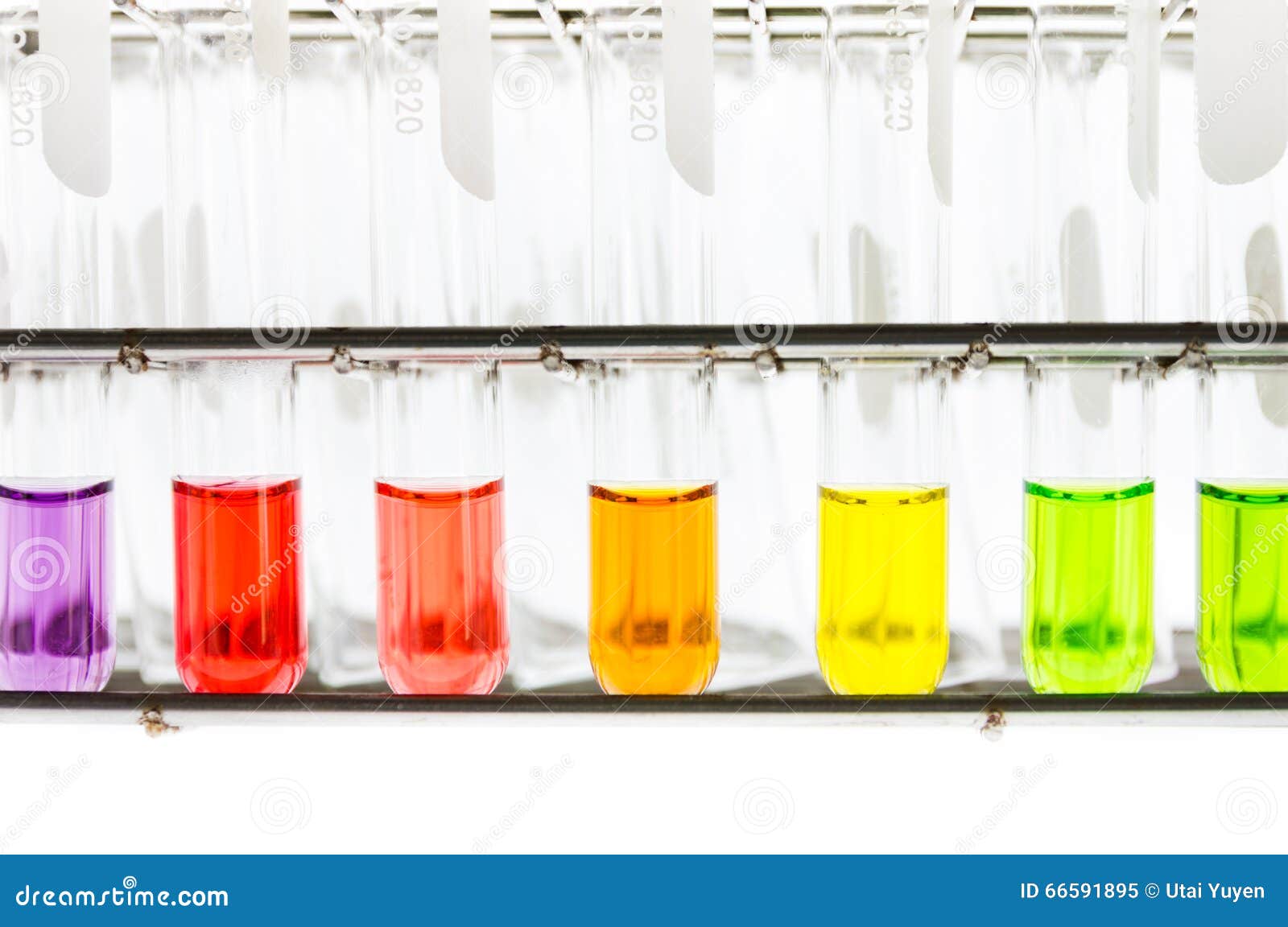 Test Tube with Color Solution Stock Image - Image of laboratory ...