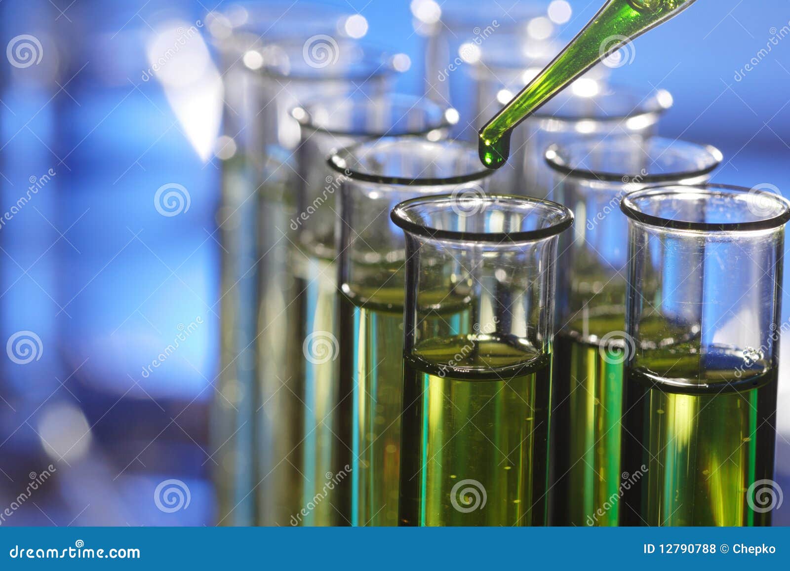 Test tube and dropper stock photo. Image of tube, scientist - 12790788