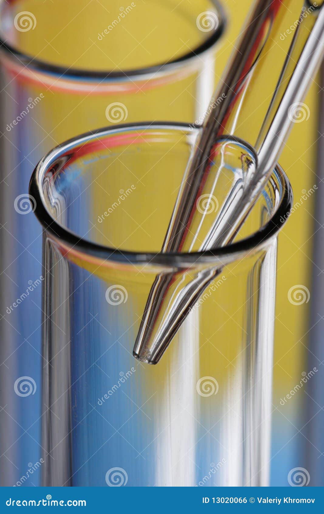 Test tube and Dropper stock photo. Image of reflection - 13020066