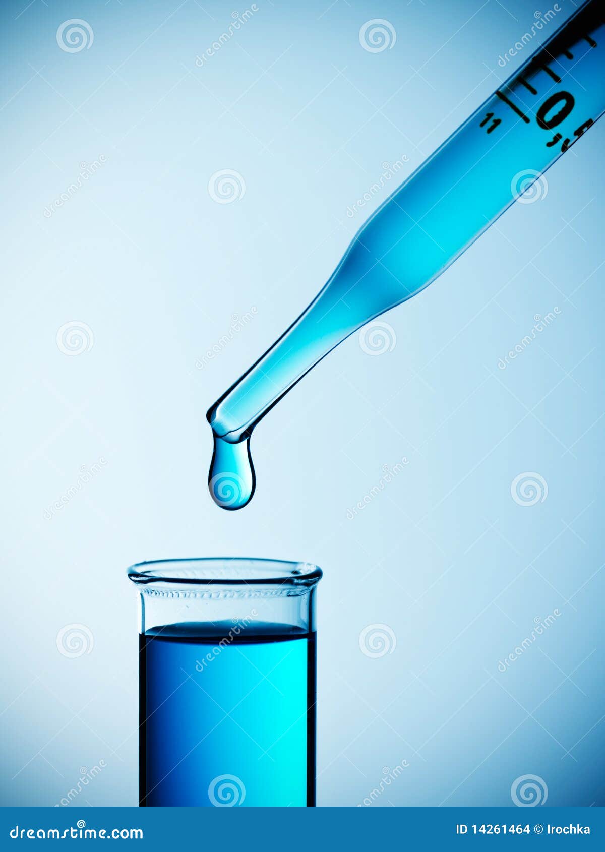 Test tube and dropper stock photo. Image of measures - 14261464