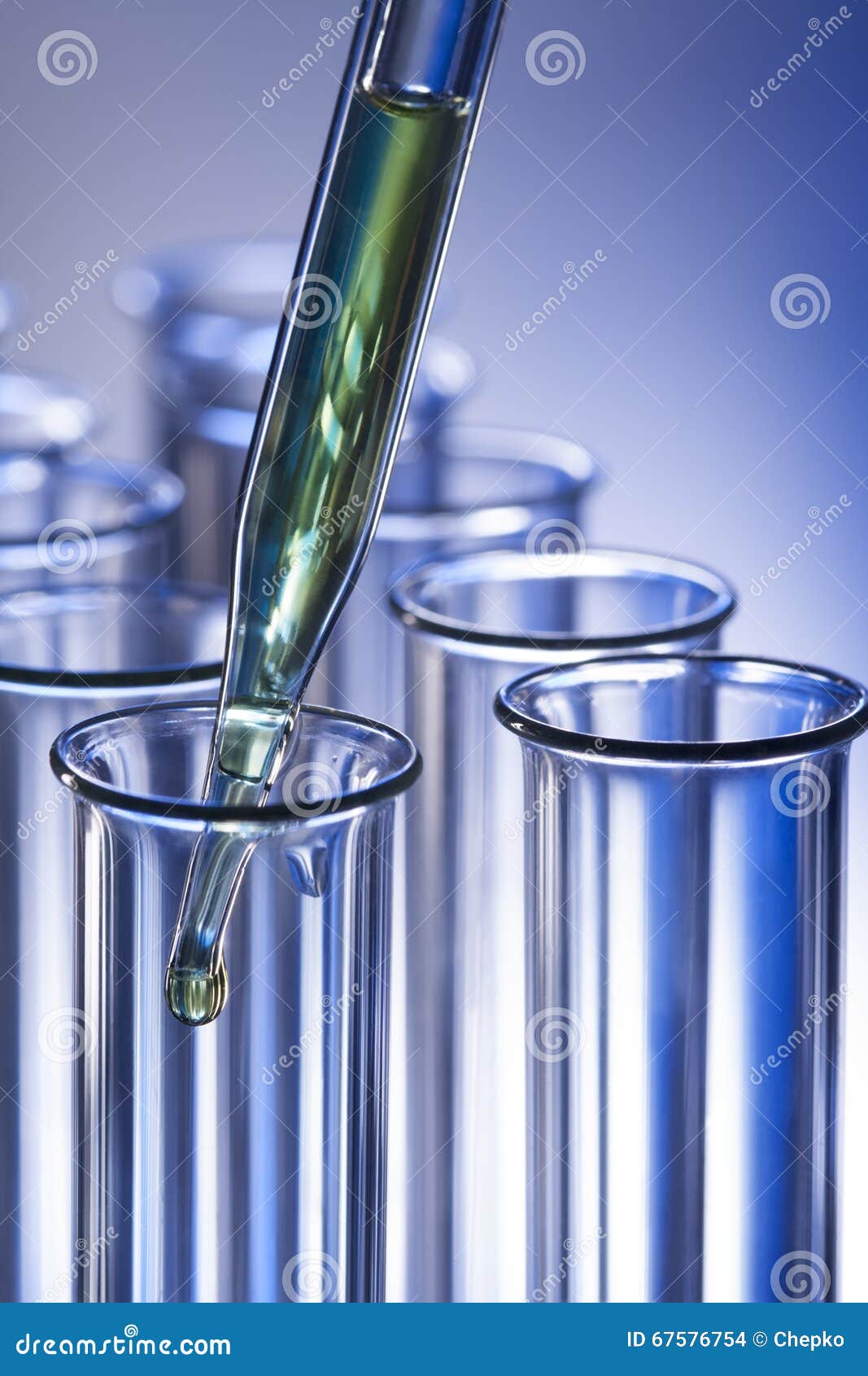 Test tube with dropper stock photo. Image of dropper - 67576754