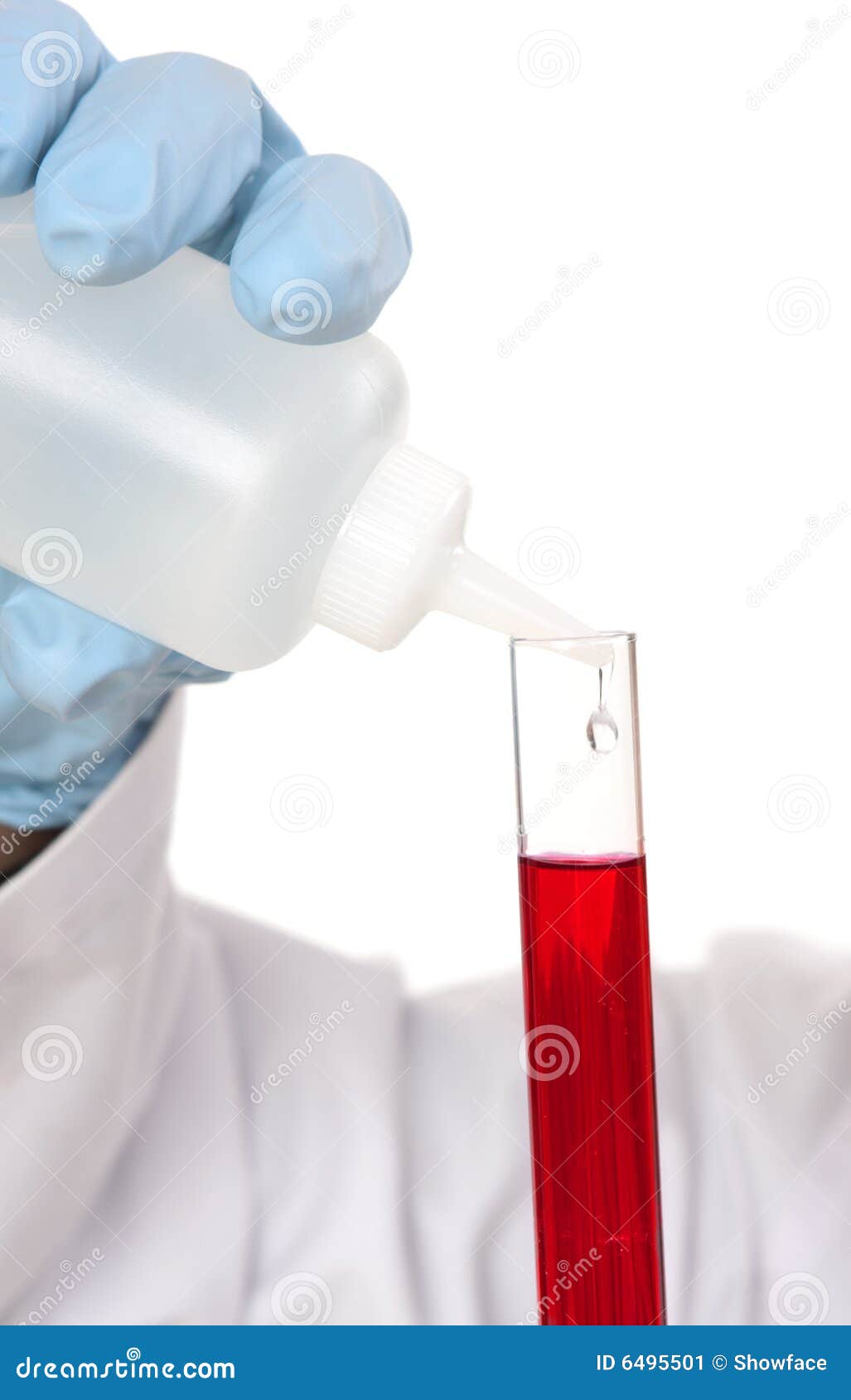 Test Tube And Dropper Bottle Picture. Image: 6495501