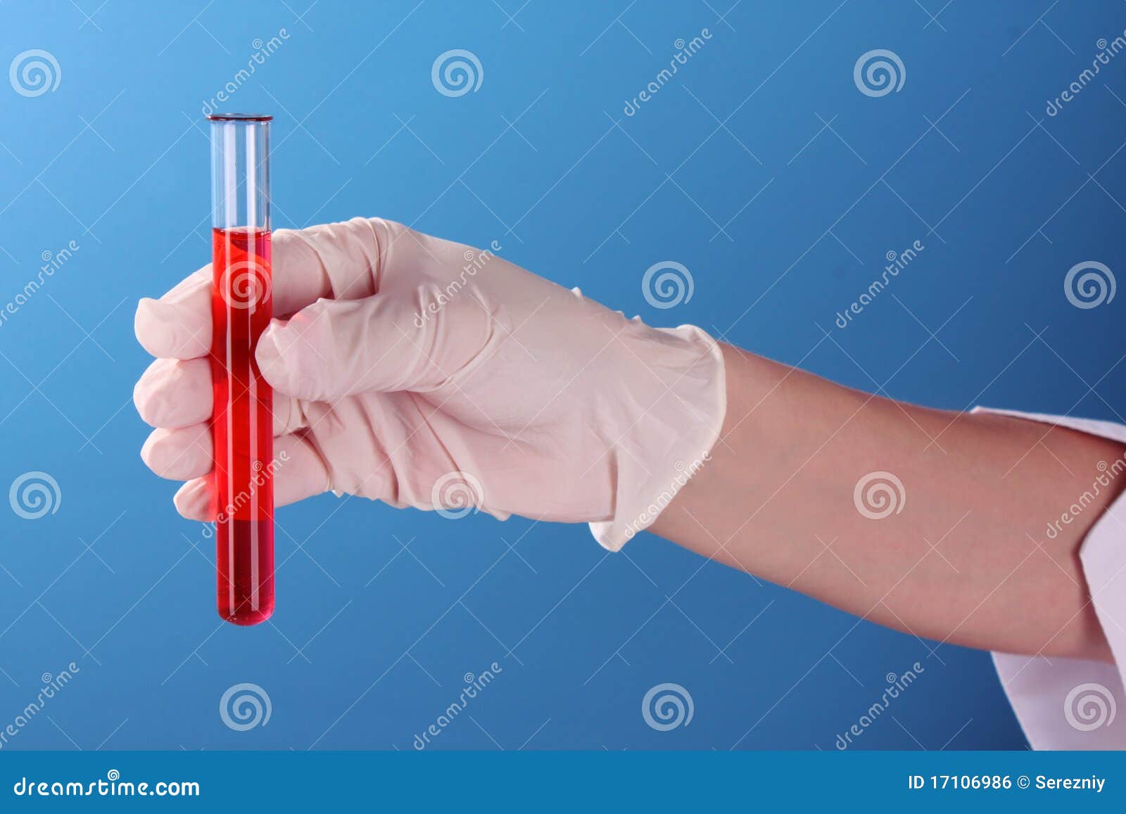 Test tube in hand stock photo. Image of pharmacy, health - 17106986