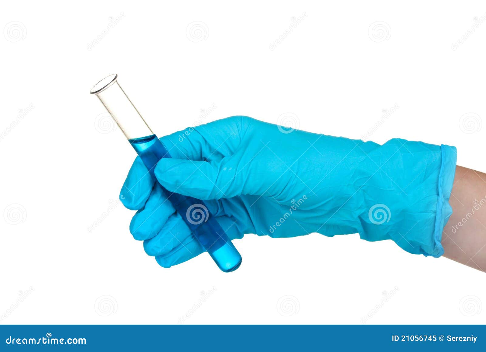 Test Tube and Hand in Laboratory Stock Image - Image of biochemistry ...