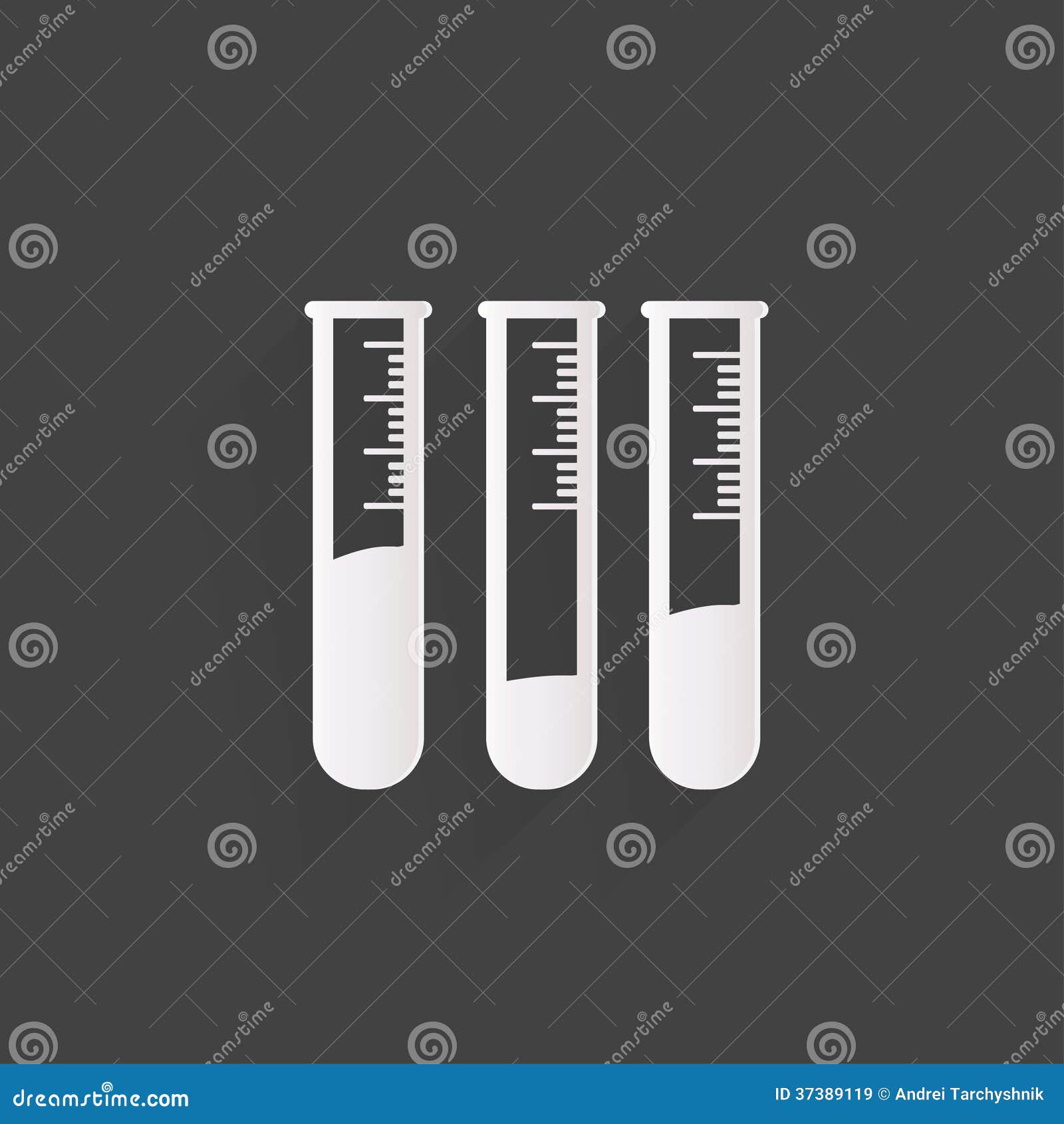 Test Tube Icon, Microbiology Equipment Stock Vector - Illustration of ...