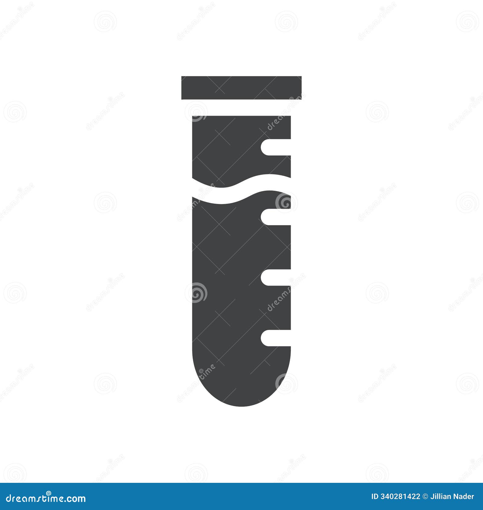 Test Tube Icon Simple Vector Symbol Stock Vector - Illustration of ...