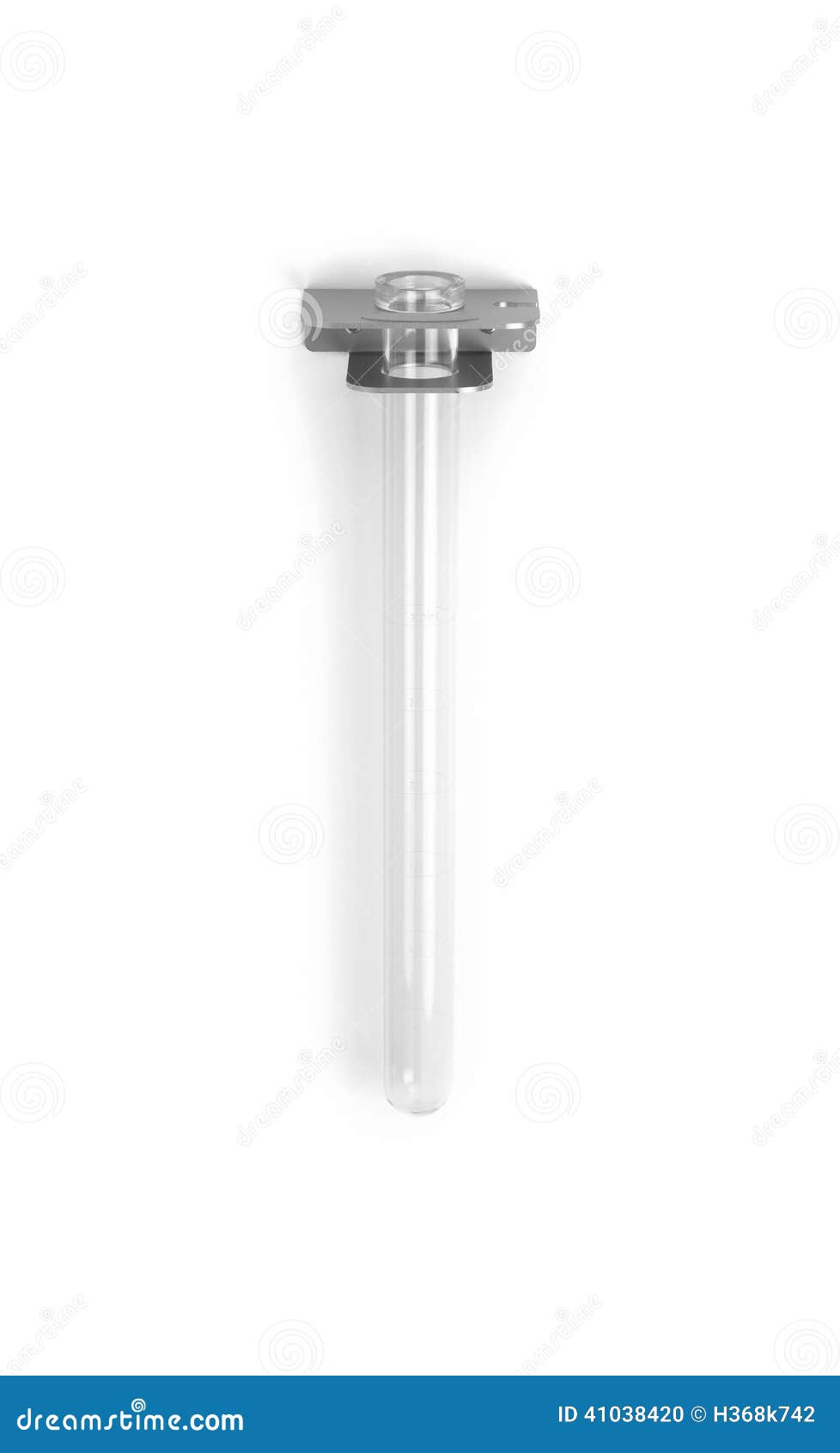 Test Tube Isolated on White with Shadow Stock Photo - Image of glass ...