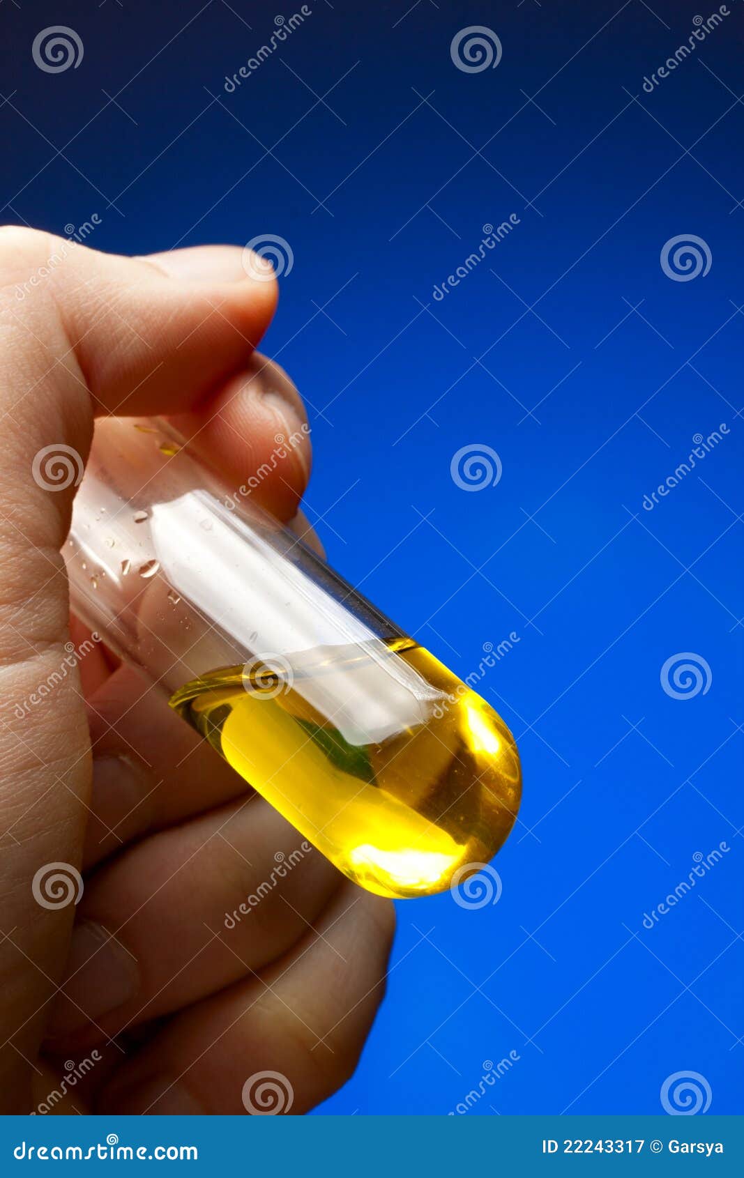 Test tube with liquid stock image. Image of detail, research - 22243317