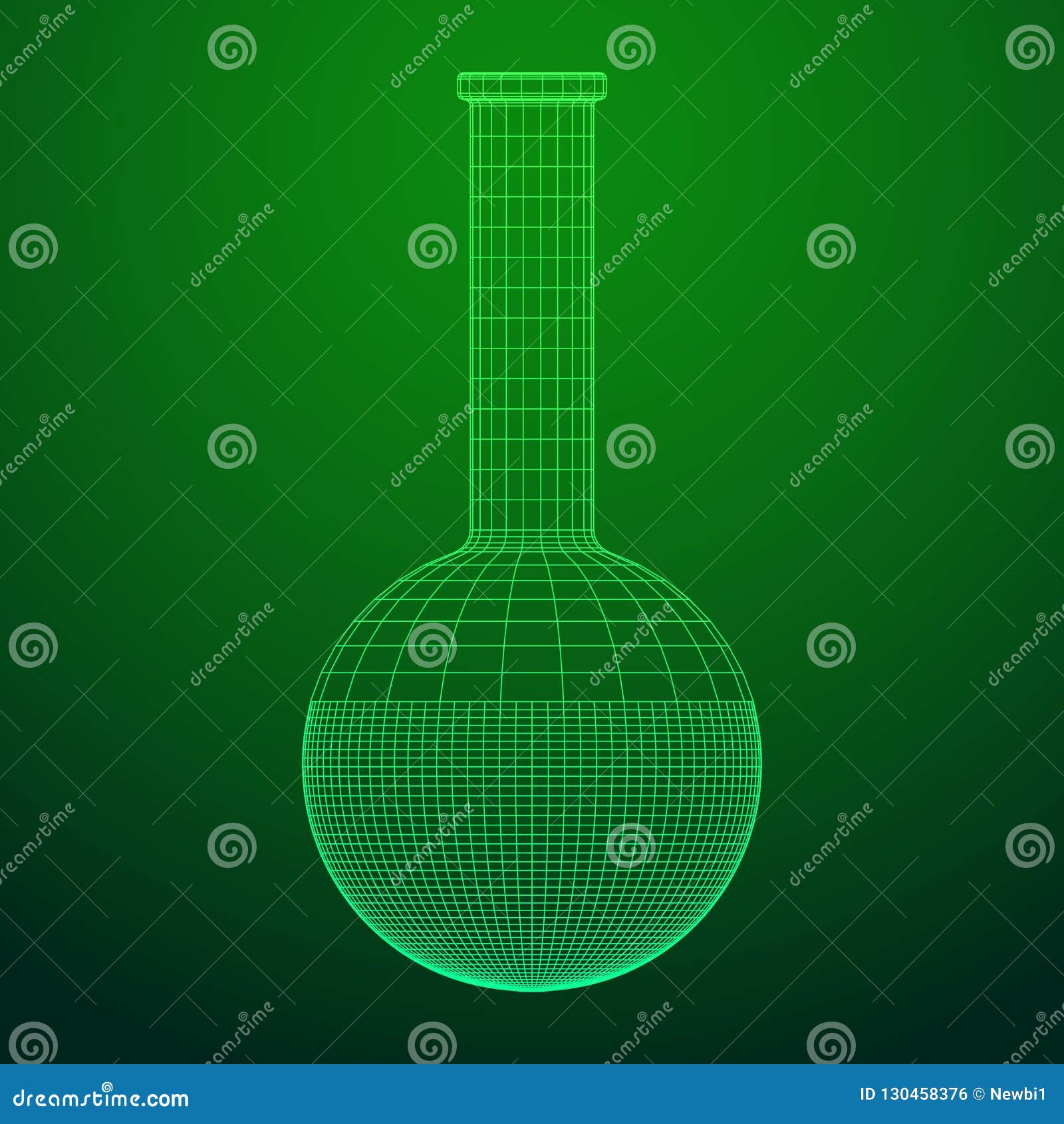 Test Tube Low Poly Wireframe Mesh Stock Vector - Illustration of ...