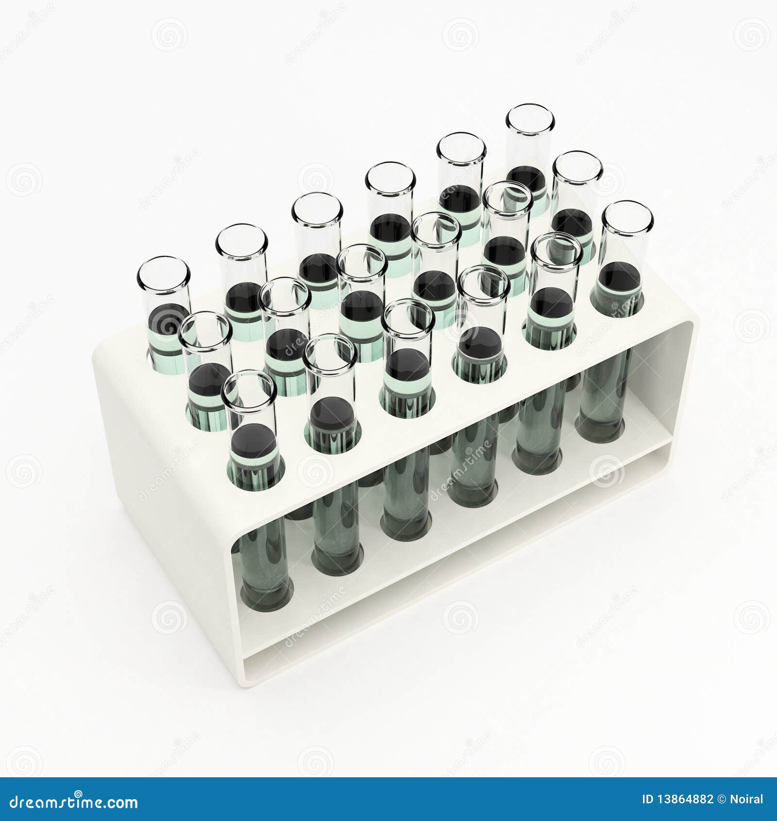 Test tubes stock illustration. Illustration of dimensional - 13864882