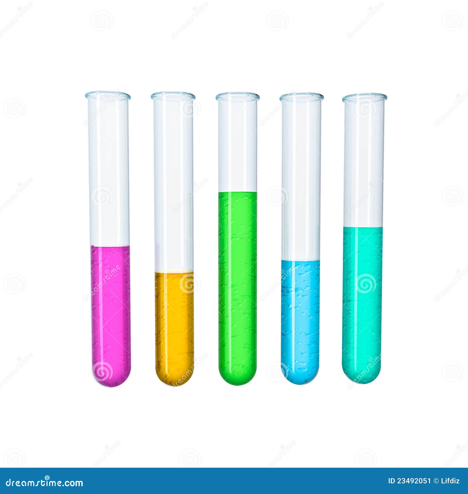 Test tubes stock image. Image of experiment, green, research - 23492051