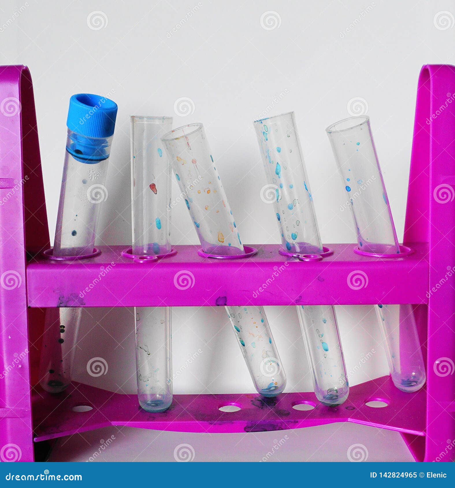 Test Tubes with Colored Liquid Stock Image - Image of isolated, tube ...