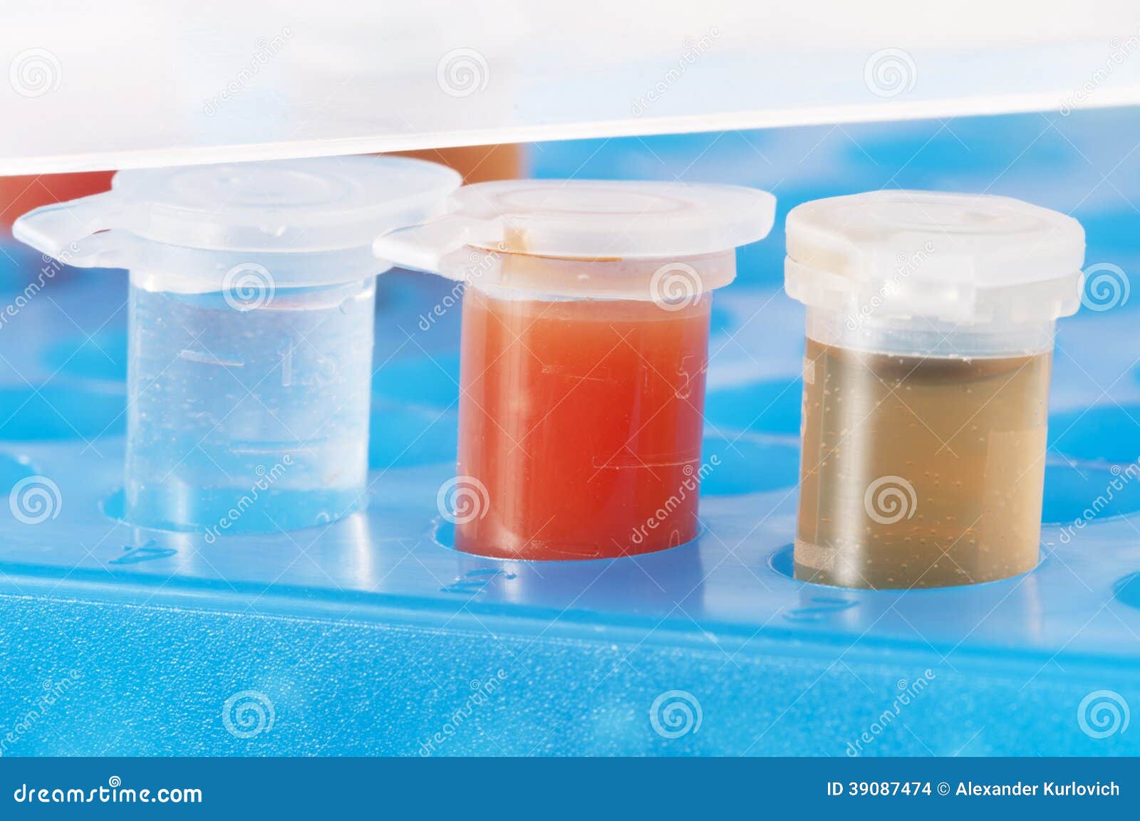 Test Tubes with Different Colored Chemicals Stock Photo - Image of ...