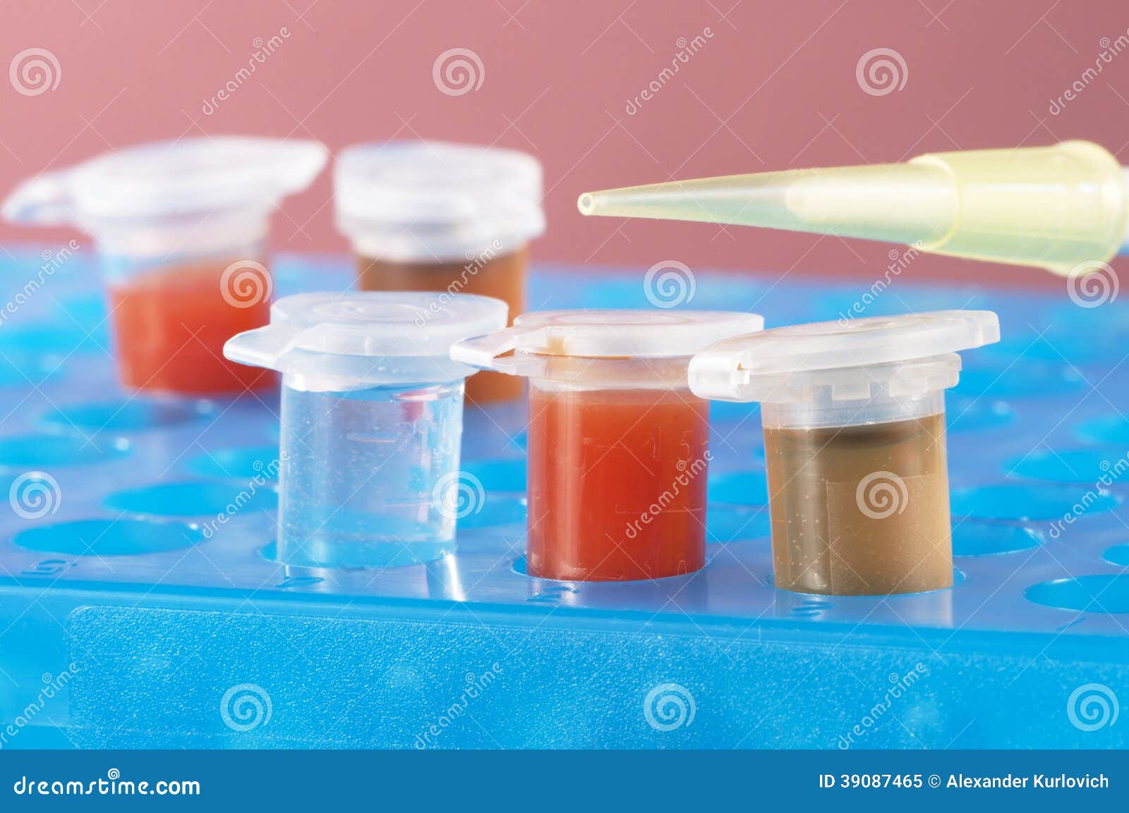 Test Tubes with Different Colored Chemicals Stock Image - Image of ...