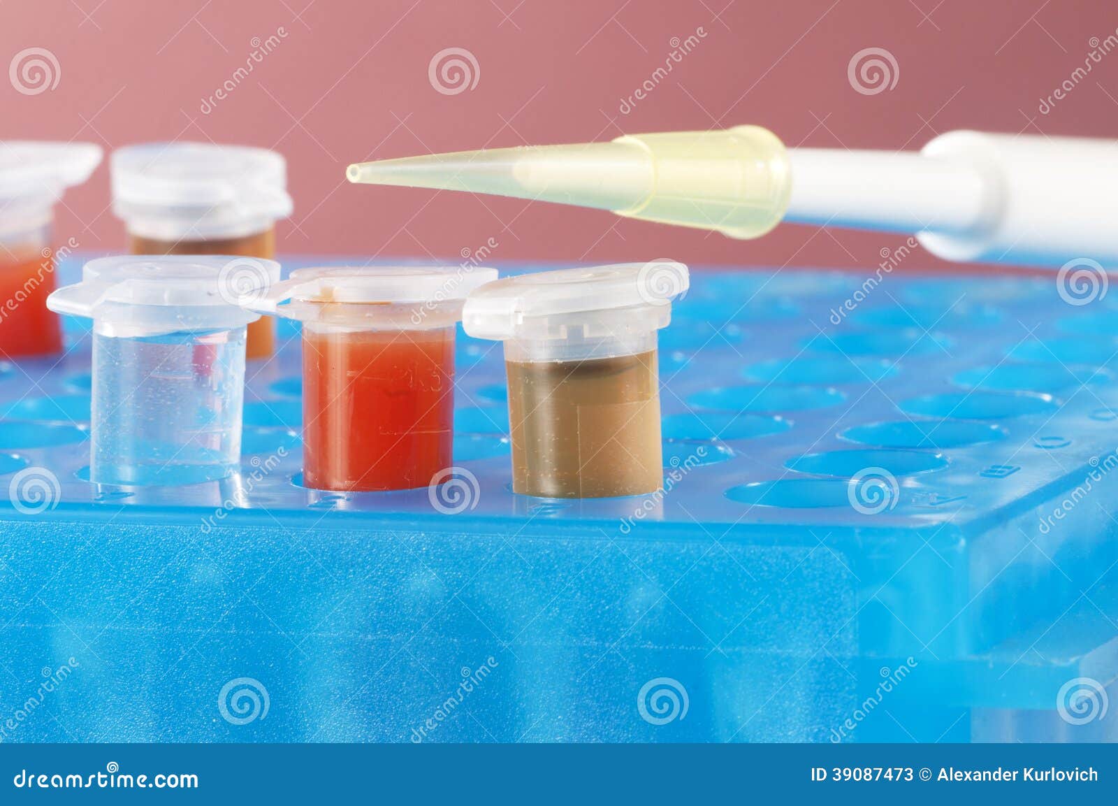Test Tubes with Different Colored Chemicals Stock Image - Image of ...
