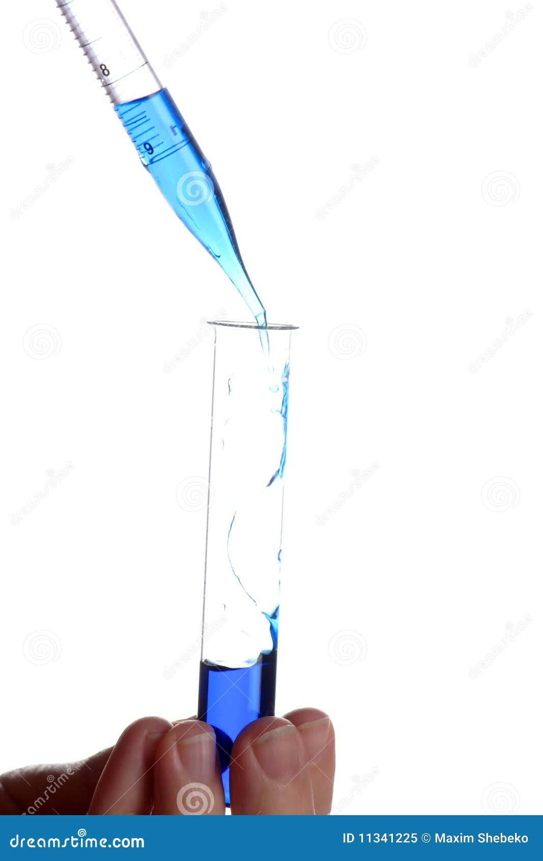 Test tubes and dropper stock image. Image of flask, liquid - 11341225