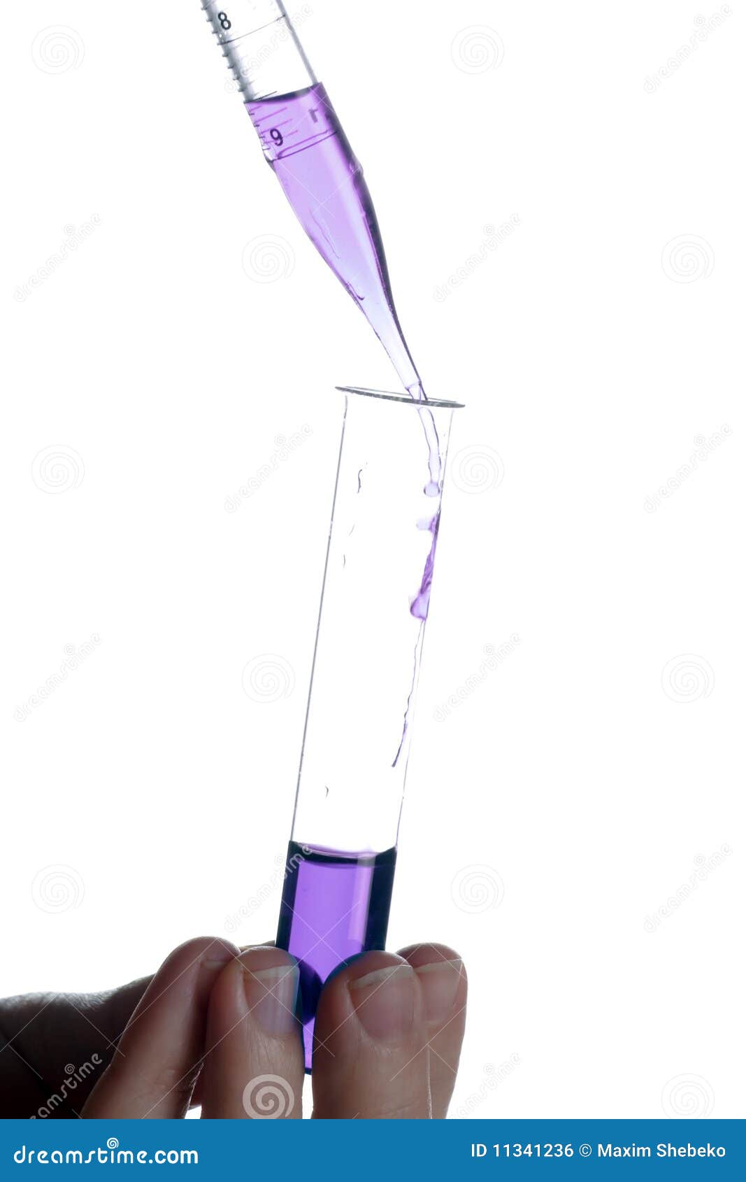 Test tubes and dropper stock photo. Image of instrument - 11341236