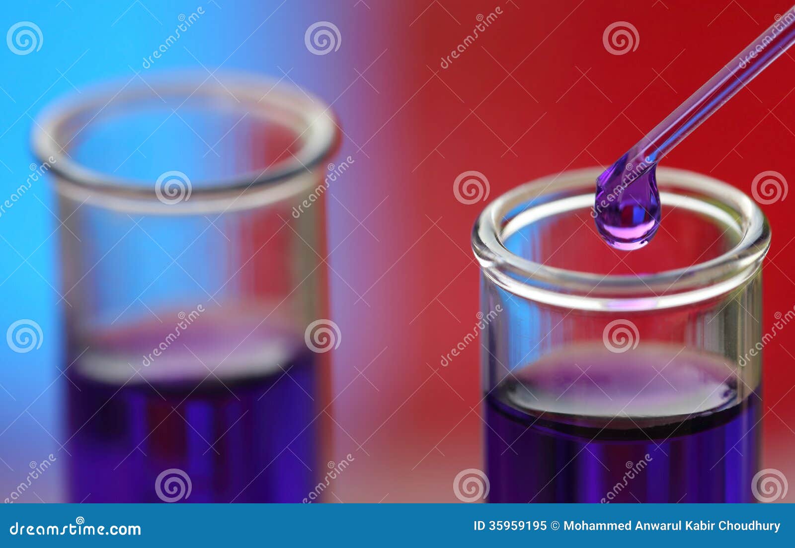 Test tubes with dropper stock image. Image of drip, biology - 35959195