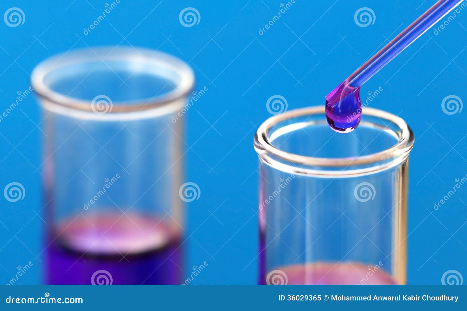 Test tubes with dropper stock image. Image of medical - 36029365