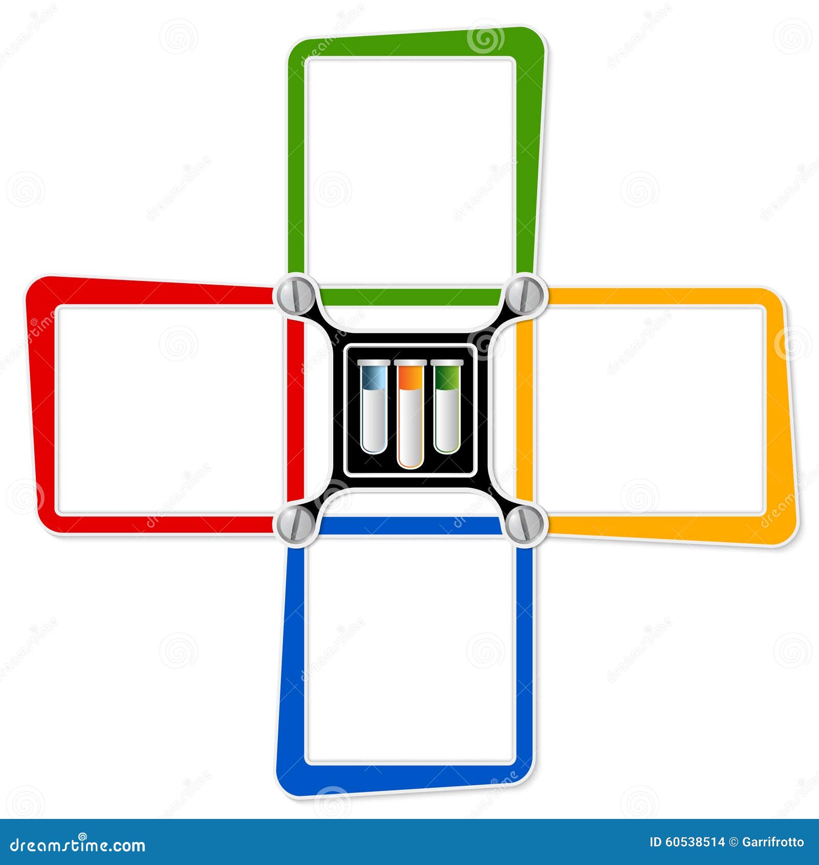 Test tubes stock vector. Illustration of beaker, direction - 60538514