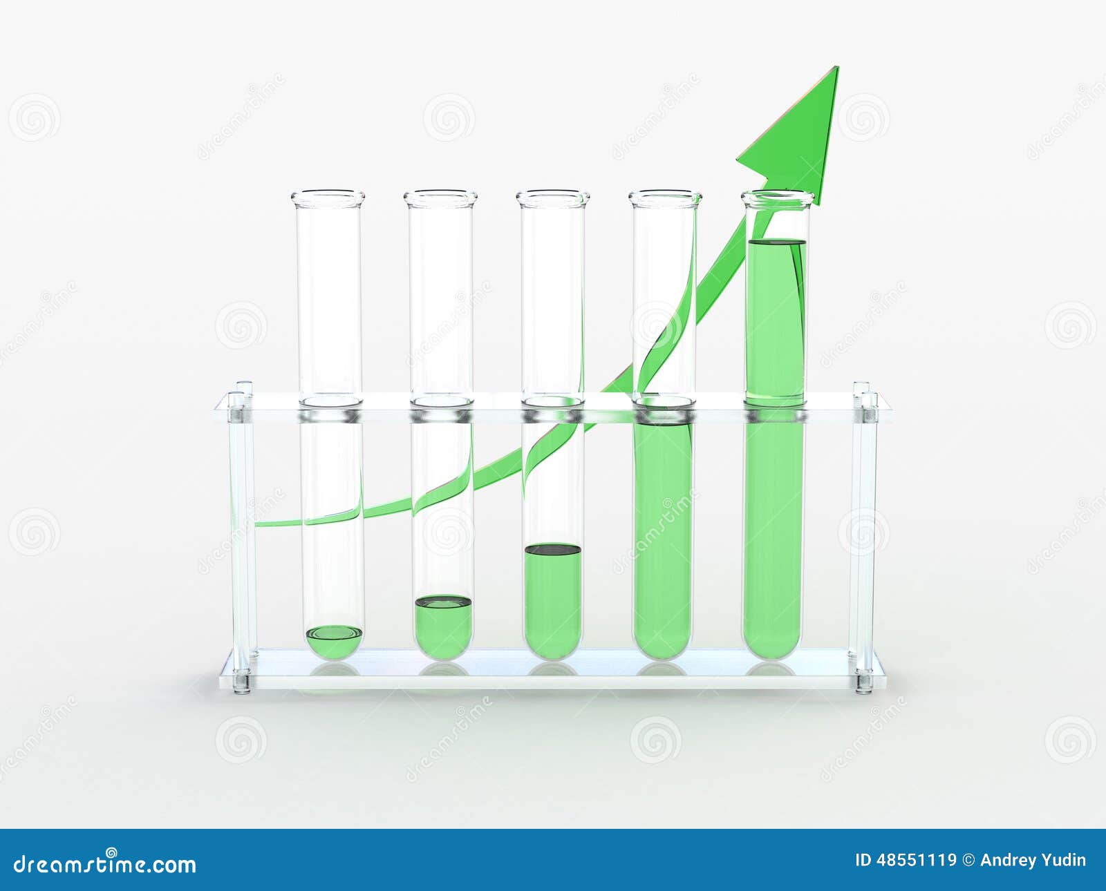 Test tubes graph arrow stock illustration. Illustration of doctors ...