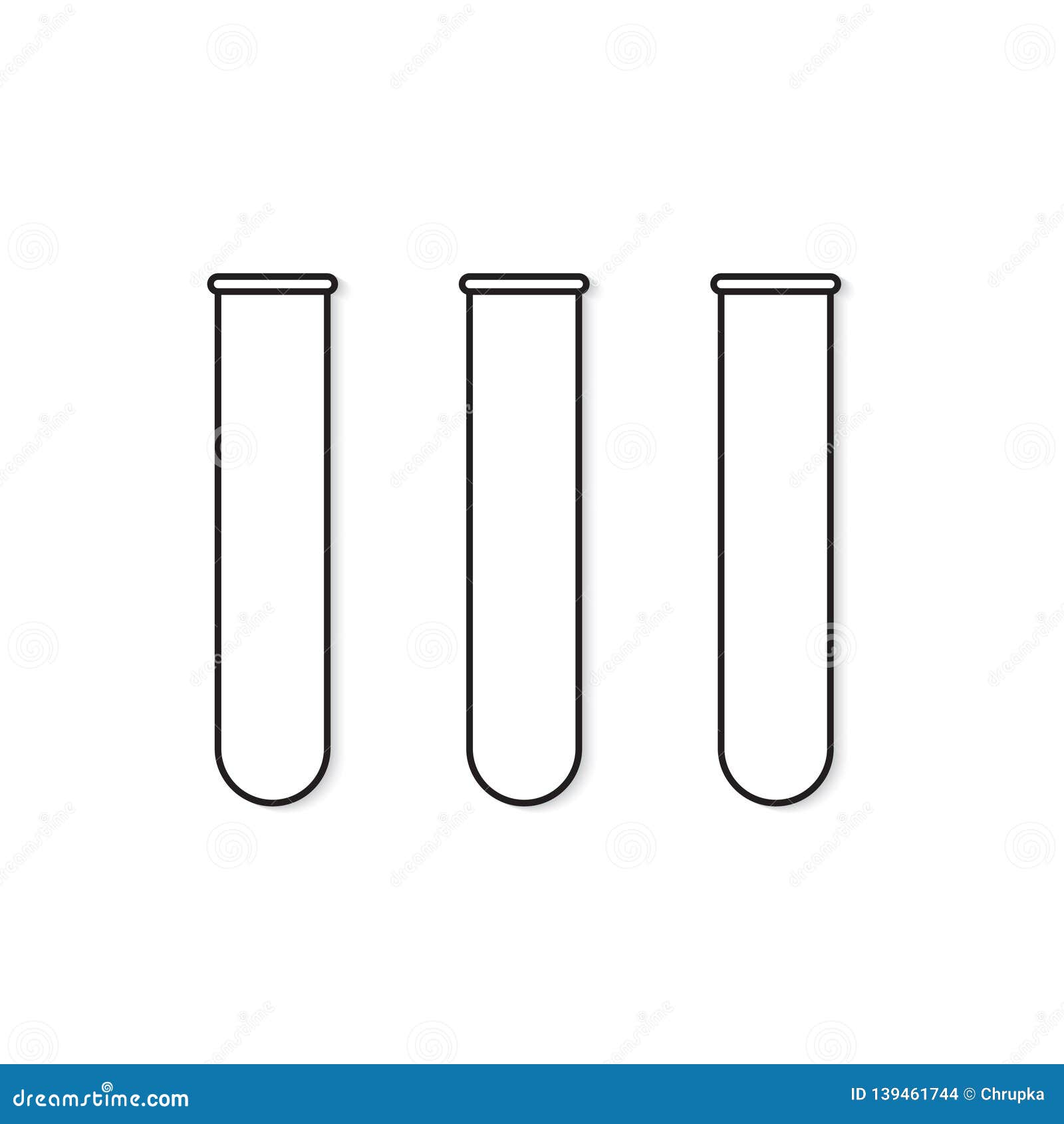 Empty Test Tube Drawing