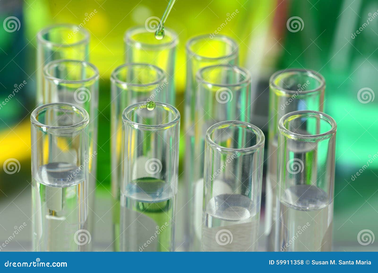 Test Tubes in Lab stock photo. Image of graduated, laboratory - 59911358