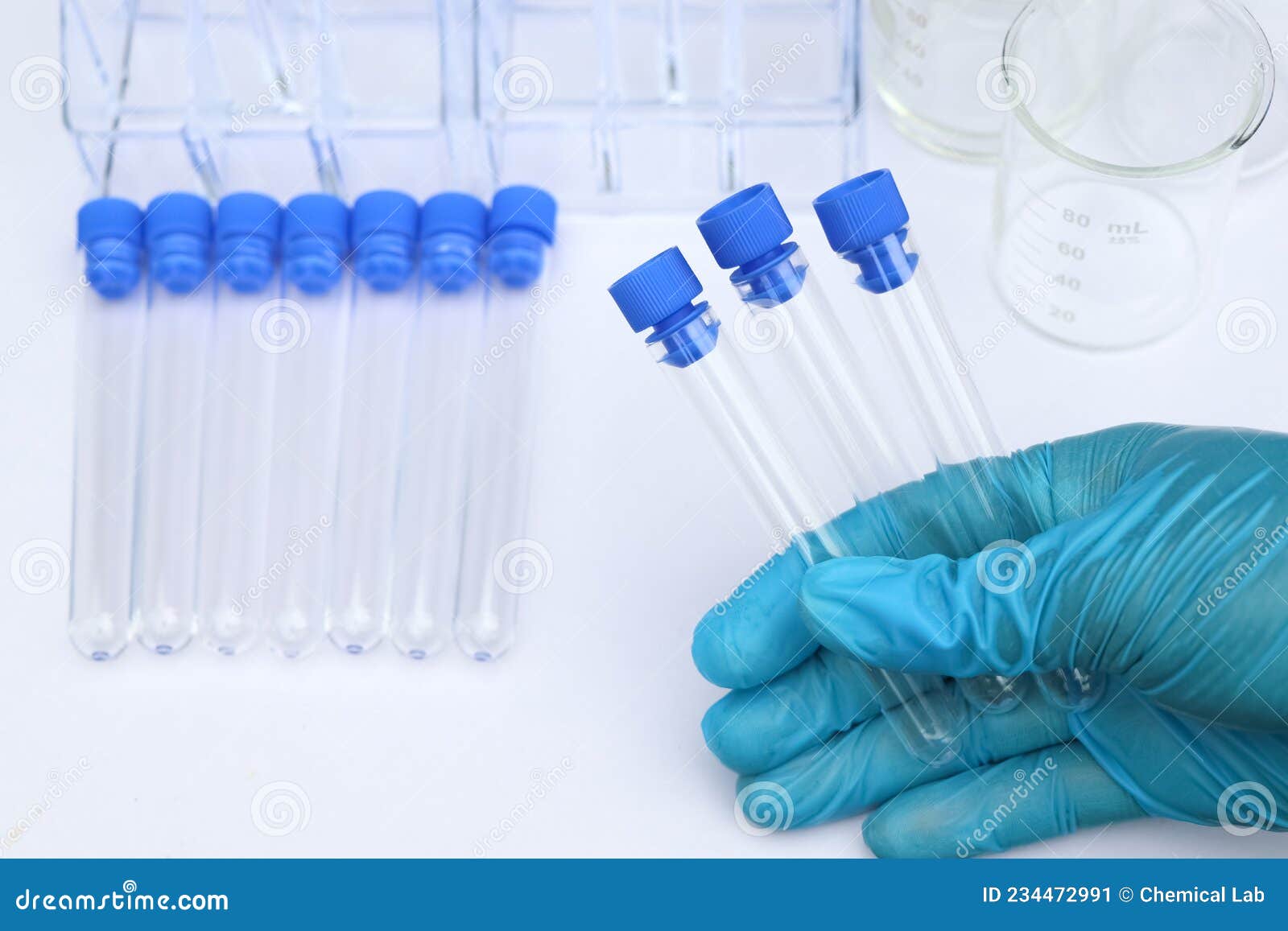 Test Tubes in the Laboratory Stock Image - Image of biology, hospital ...