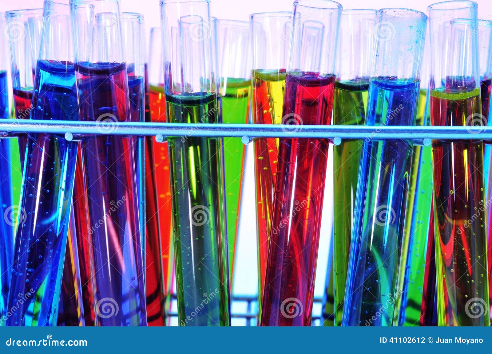 Test Tubes with Liquids of Different Colors Stock Photo - Image of ...