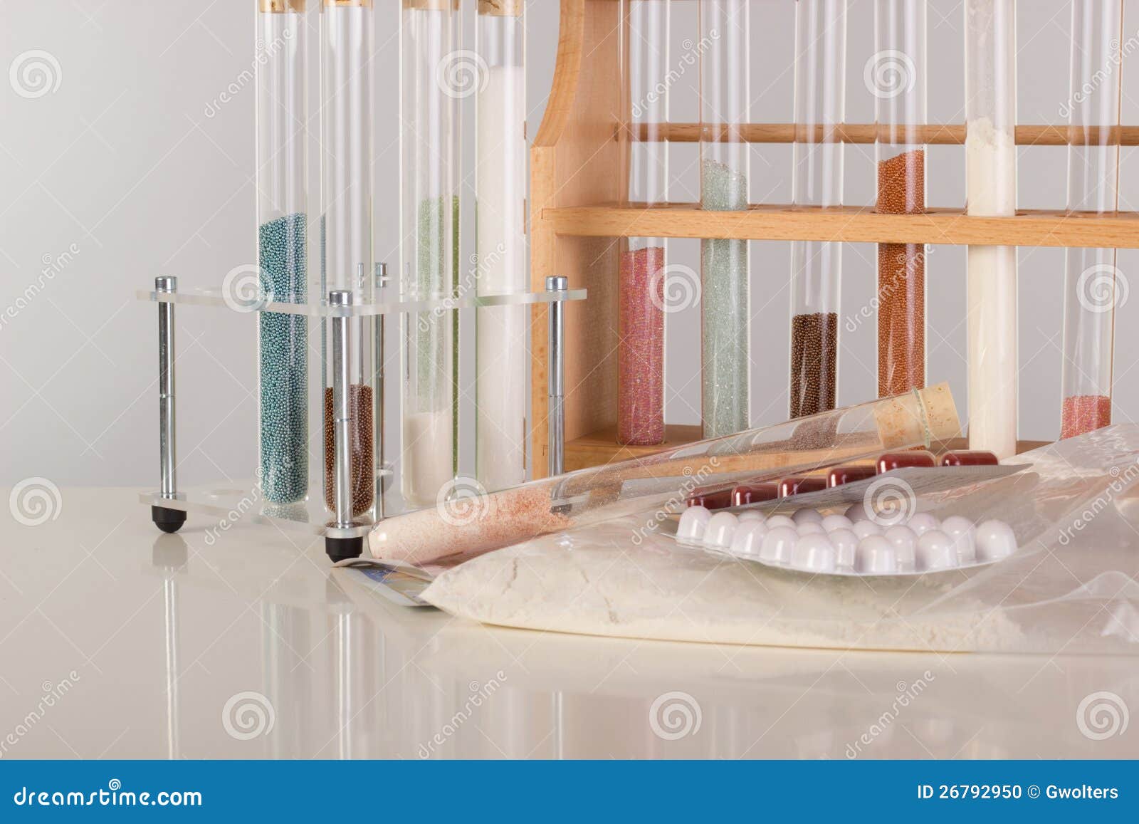 Test Tubes in a Pharmaceutical Laboratory Stock Photo - Image of ...