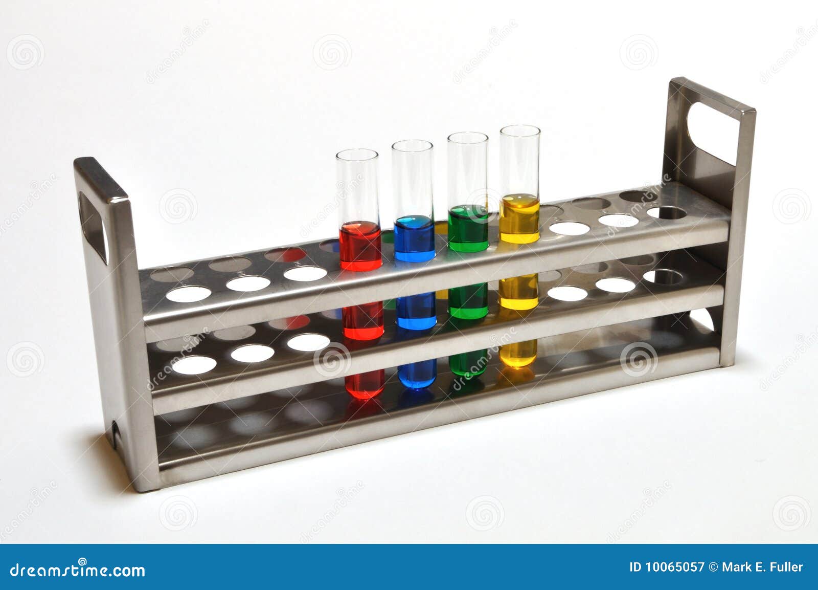 Test Tubes in Rack stock image. Image of green, tube - 10065057