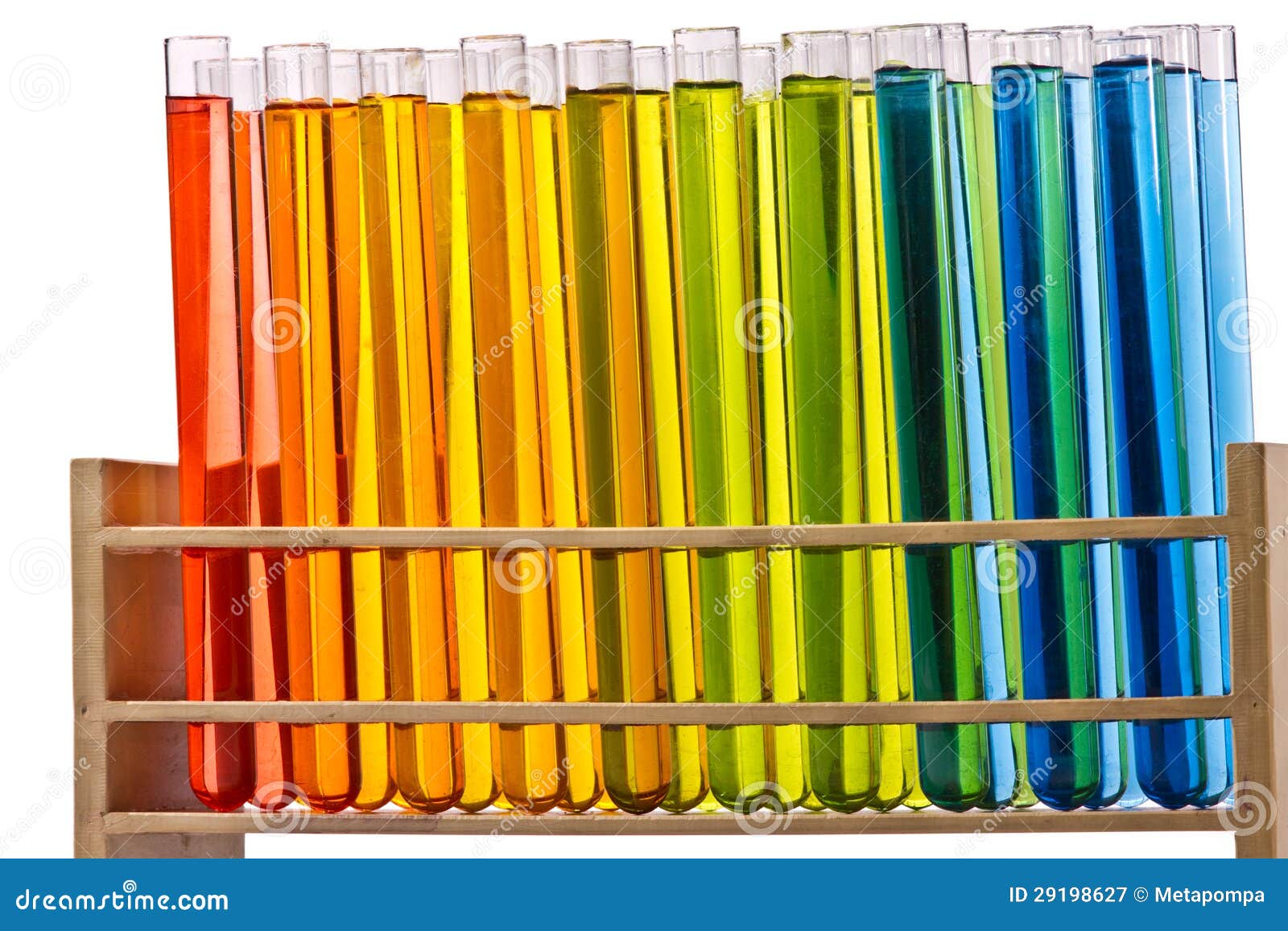 Test tubes in rack stock image. Image of palette, discriminate - 29198627
